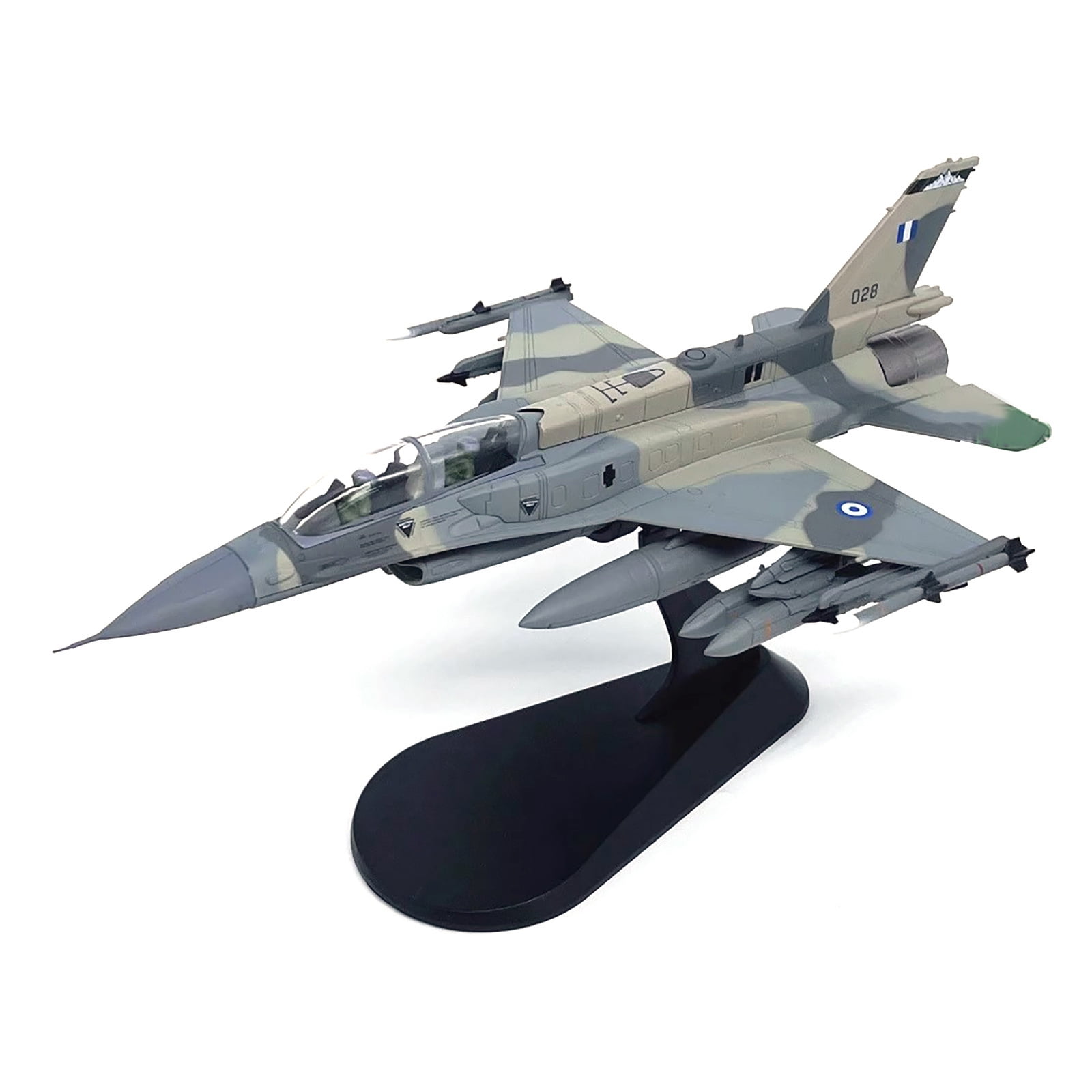 TAPDRA 1/72 Scale Hellenic Air Force F 16D Mira Fighter Plane Model ...