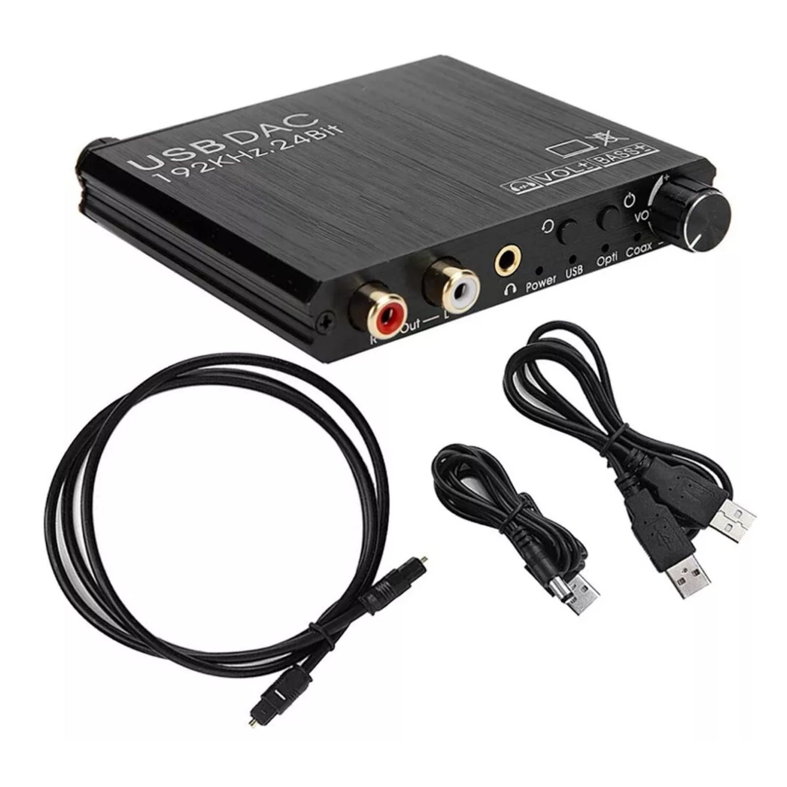 TAPDRA 192kHz DAC Digital Audio Converter USB Sound Card Optical ...