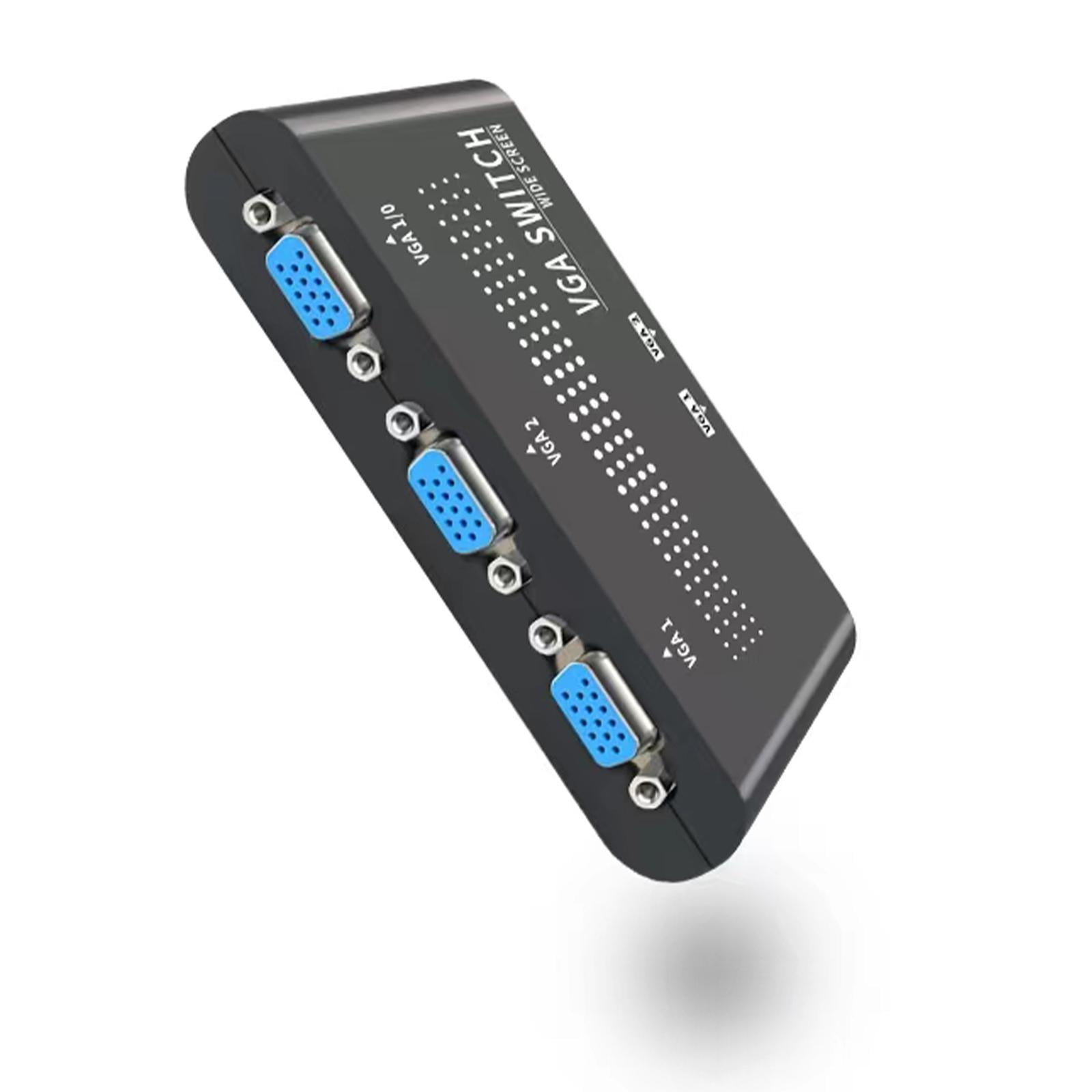 TAPDRA 2-in-1 VGA Switch for Monitor/Projector Easy Signal Switching ...