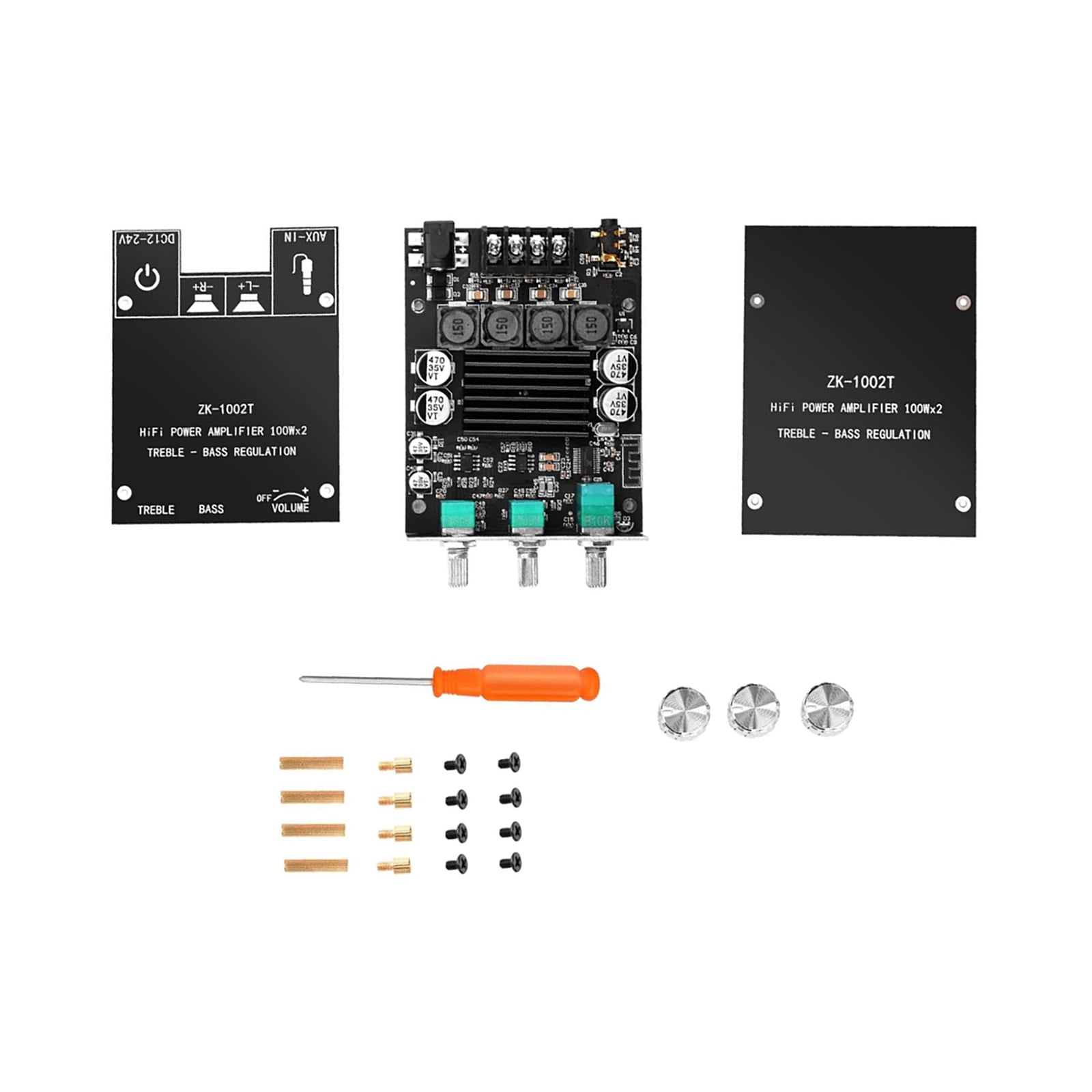 TAPDRA 200W Stereo Amplifier Board for DIY Projects AUX Bluetooth 5.0 ...