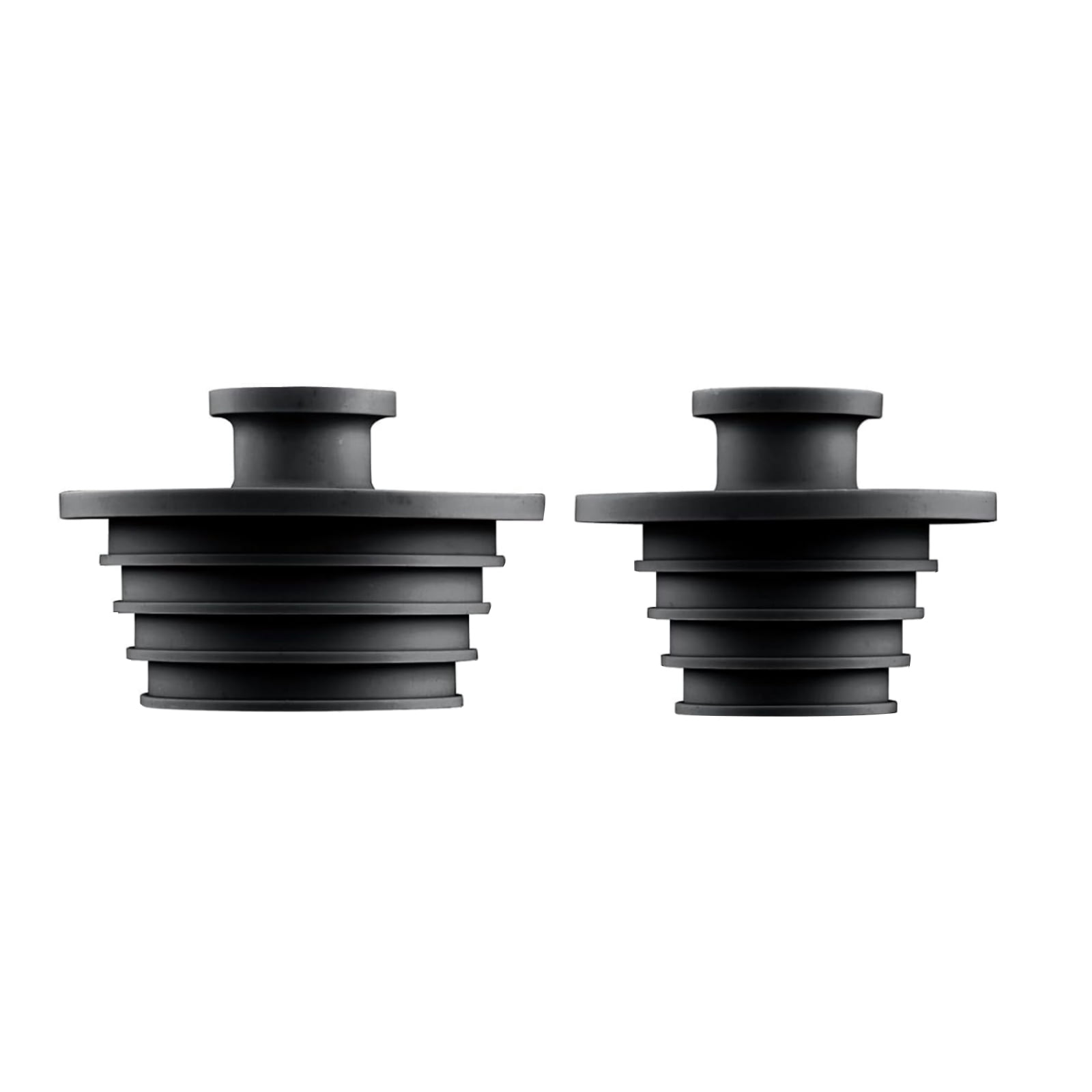 TAPDRA 2Pcs Universal Drain Stoppers Flexible Silicone Tub Plugs For ...