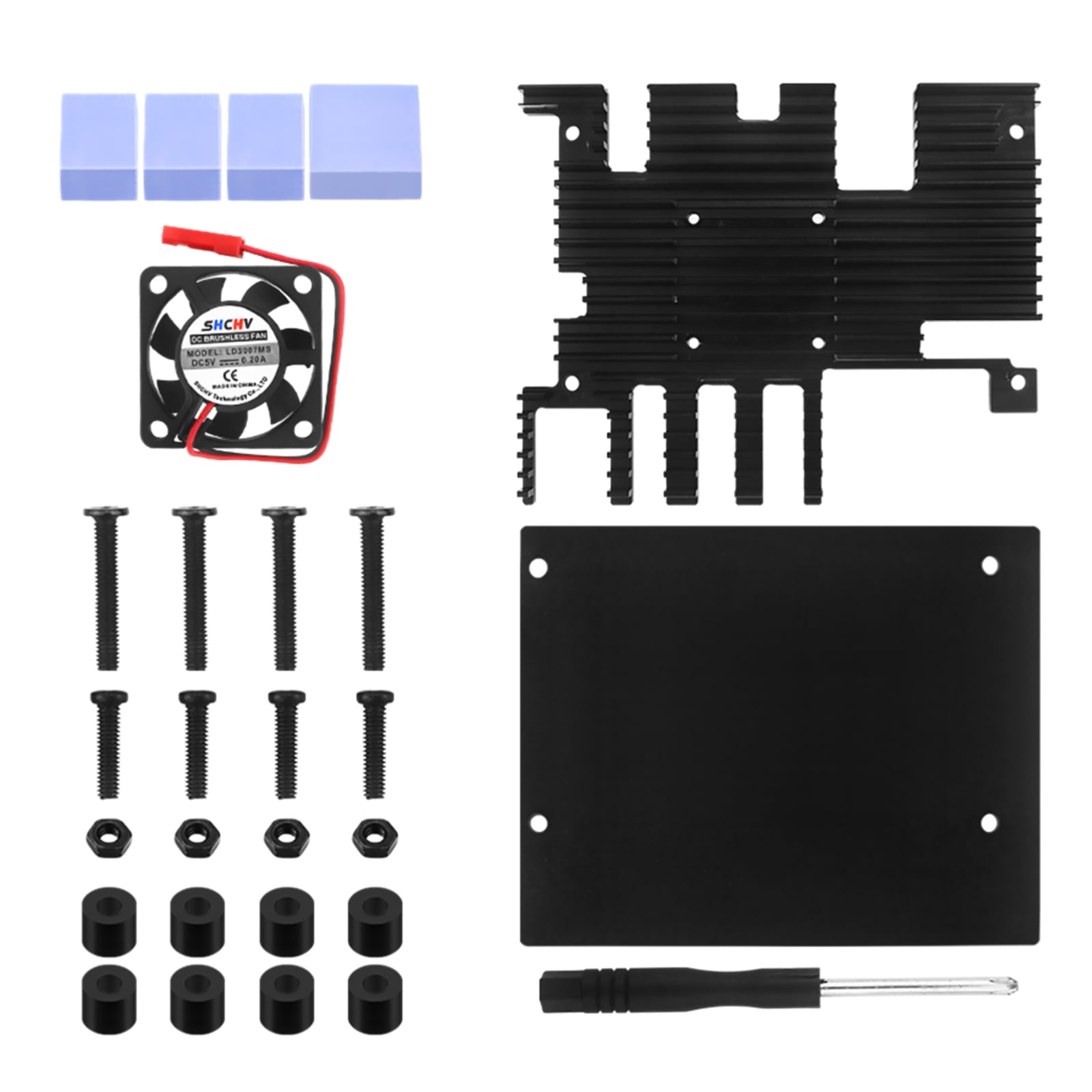 TAPDRA Alloy Cooling Fan Heatsink Box Cover Protecion Shell Heat ...