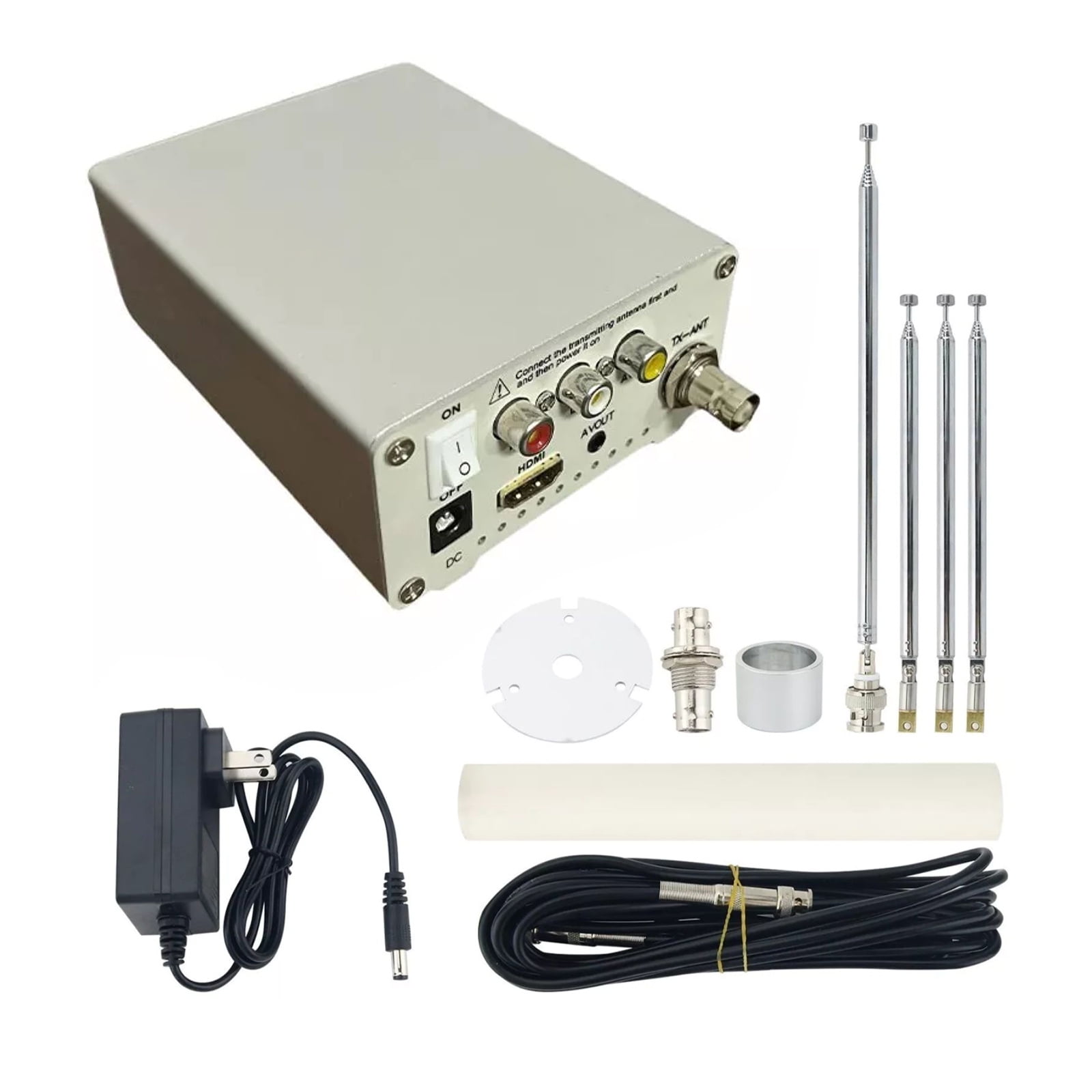 TAPDRA Analog TV Transmitter TV TX200 HD 1080P HD CVBS Input VHF UHF ...