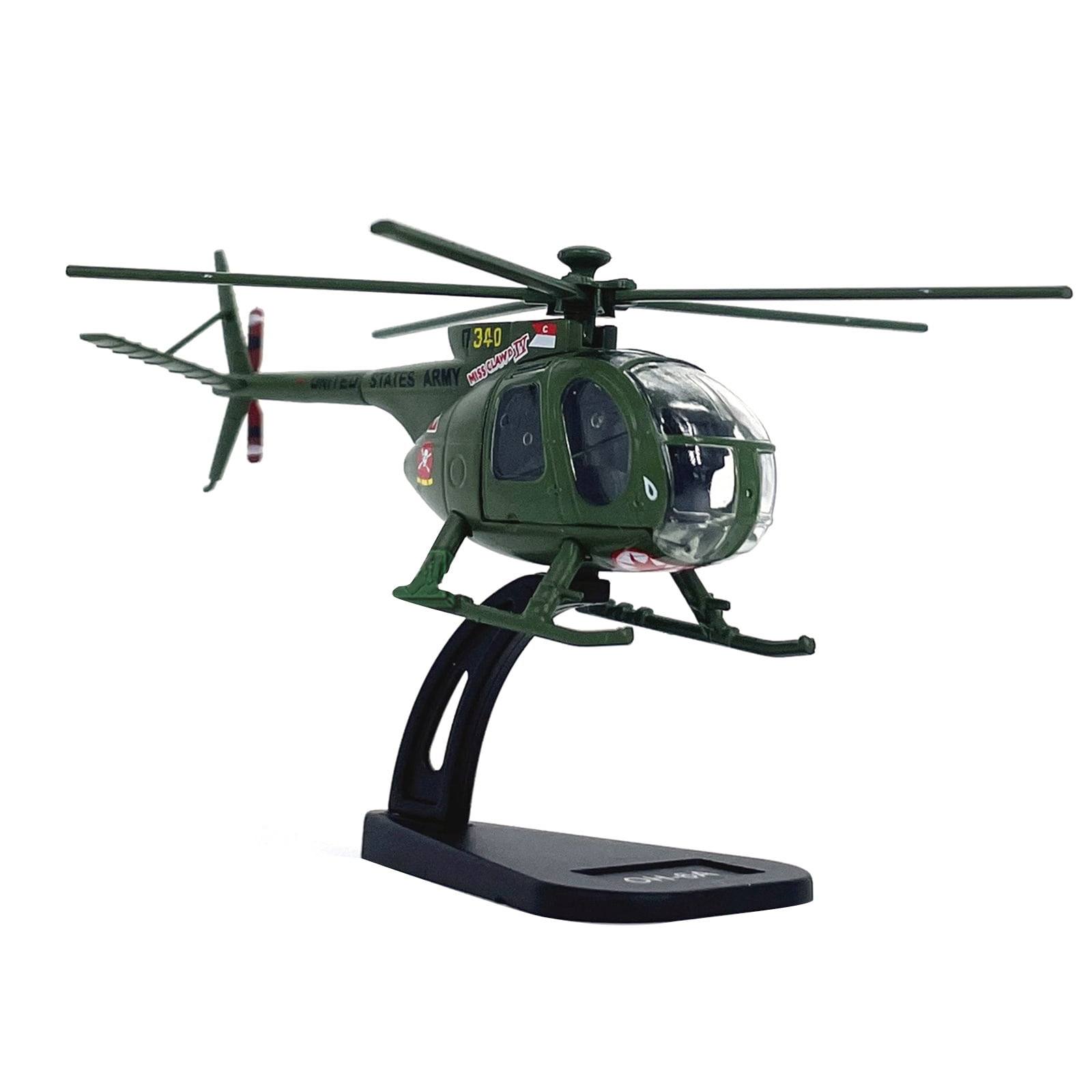 TAPDRA Collectible US Army OH-6A Cayuse Helicopter, High-Quality Alloy ...