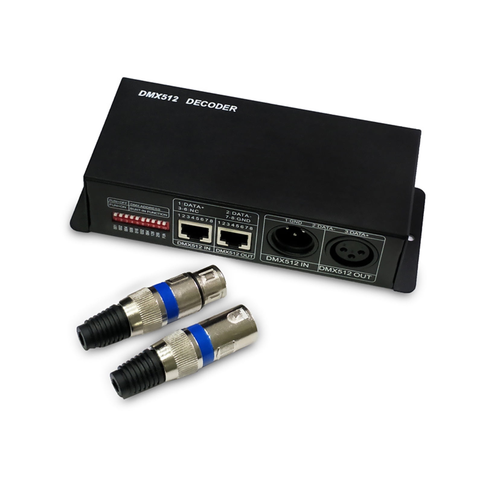 TAPDRA DMX 512 LED Controller 4-Channel, RGB Dimming for Stage Lighting ...