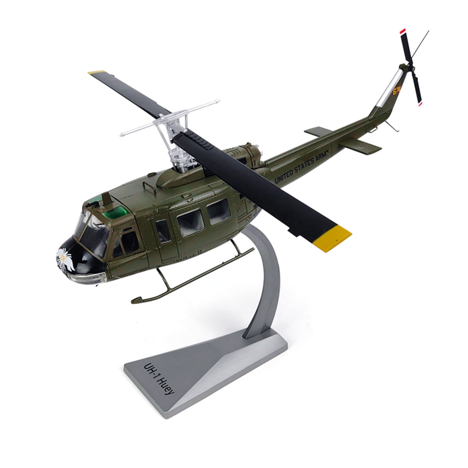 TAPDRA Die Cast US Army UH-1 Huey Helicopter Model 1:48 Scale 11.4in ...