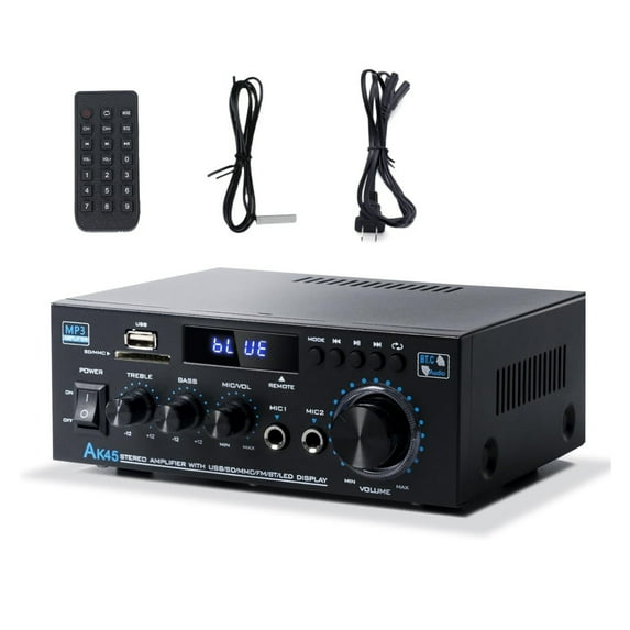 TAPDRA Dual-Channel Amplifier for Computers Gaming with Adjustable ...