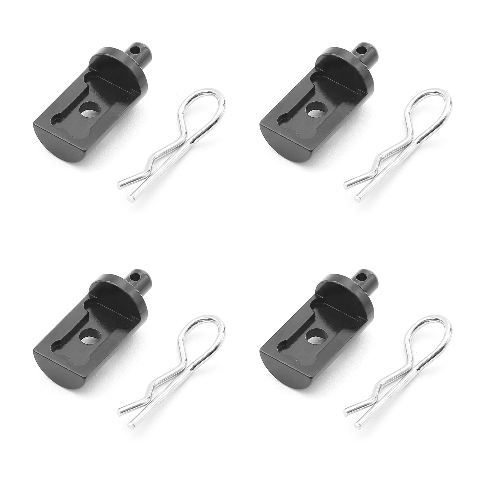 TAPDRA Durable Anodized Silver Aluminum Mounts for 1/12 Tamiya RC Car ...