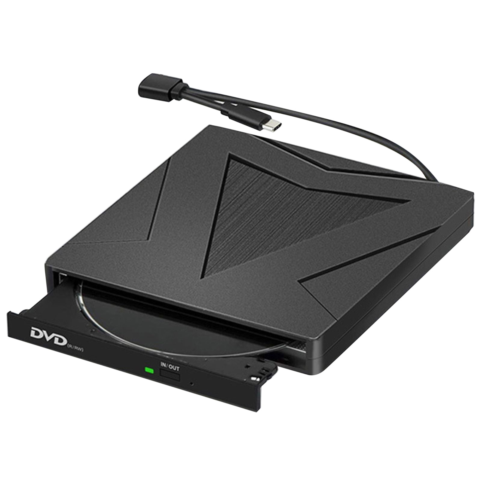 TAPDRA External USB 3.0 Type C DVD CD Drive Burner 5Gbps High Speed ...