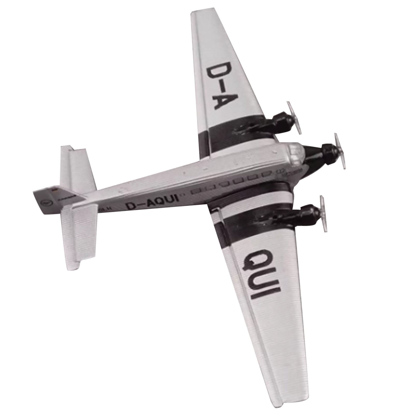 TAPDRA Germany Junkers Ju 52 Airplane Replica for Display 1:250 Scale ...