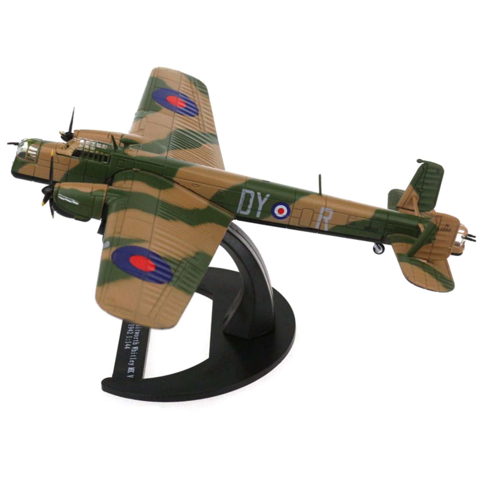 TAPDRA High-Quality Diecast Alloy WWII Armstrong Whitney Bomber Model ...