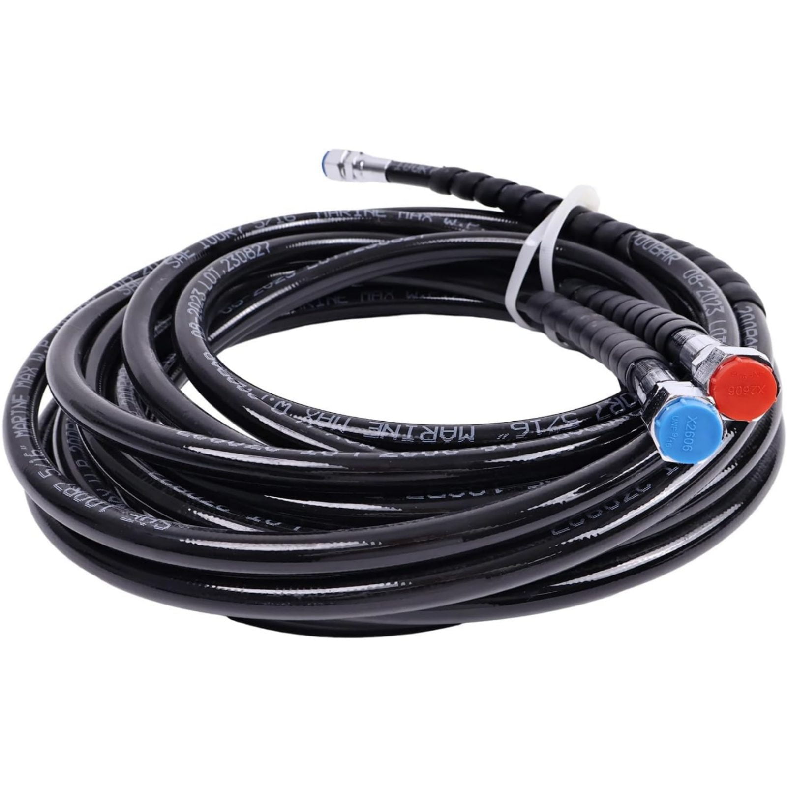 TAPDRA Hydraulic Steering Hose Kit For Seastar 20FT Rubber HO5120 ...
