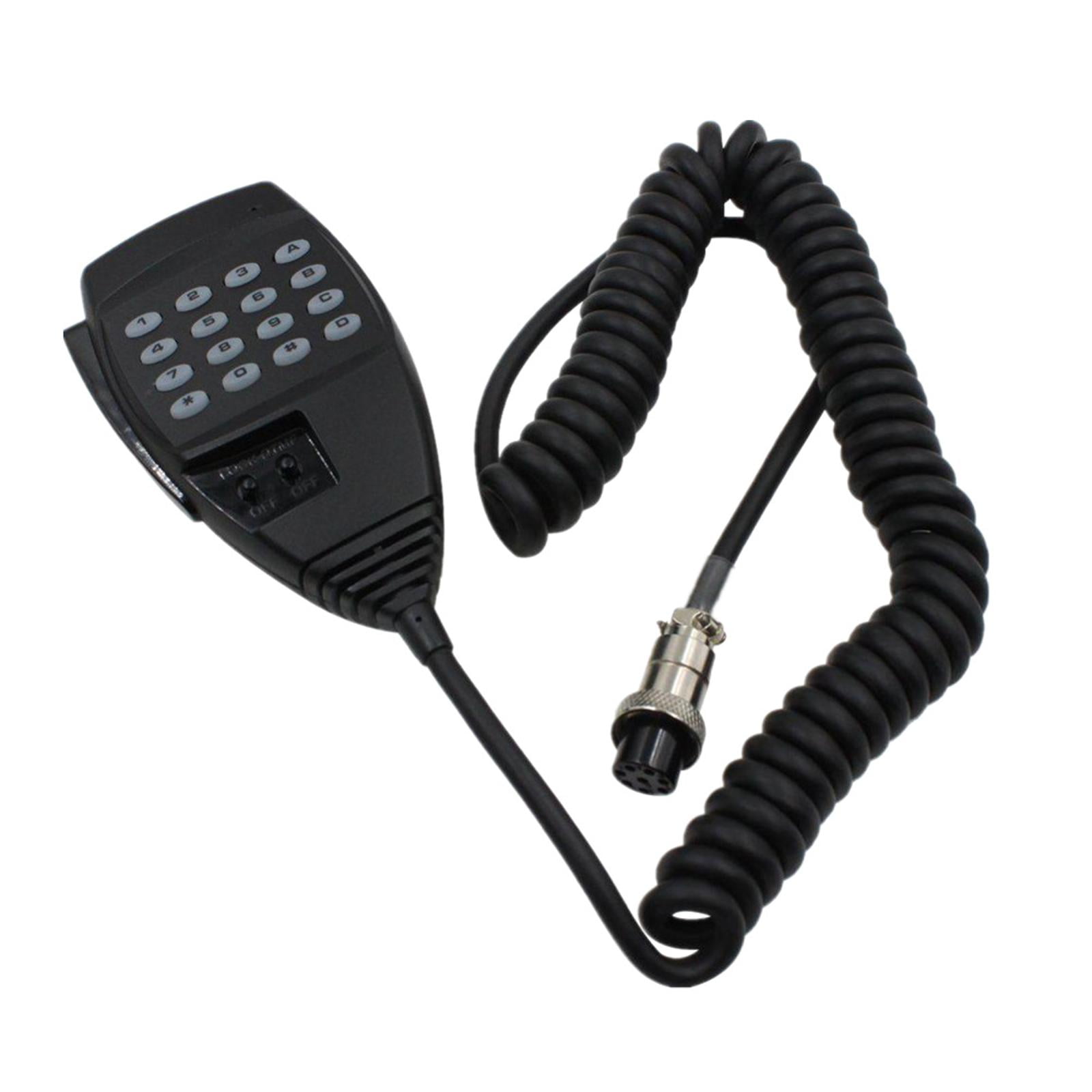 TAPDRA Noise-Cancelling Clip-On Speaker Mic with PTT Button for Alinco ...