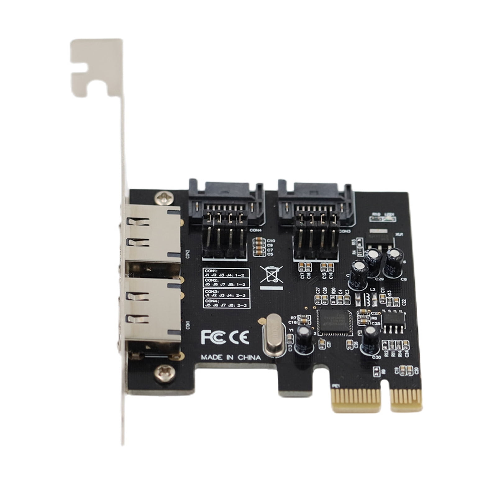 TAPDRA PCIE SATA III Adapter Card Dual SATA ESATA For Office Computers ...