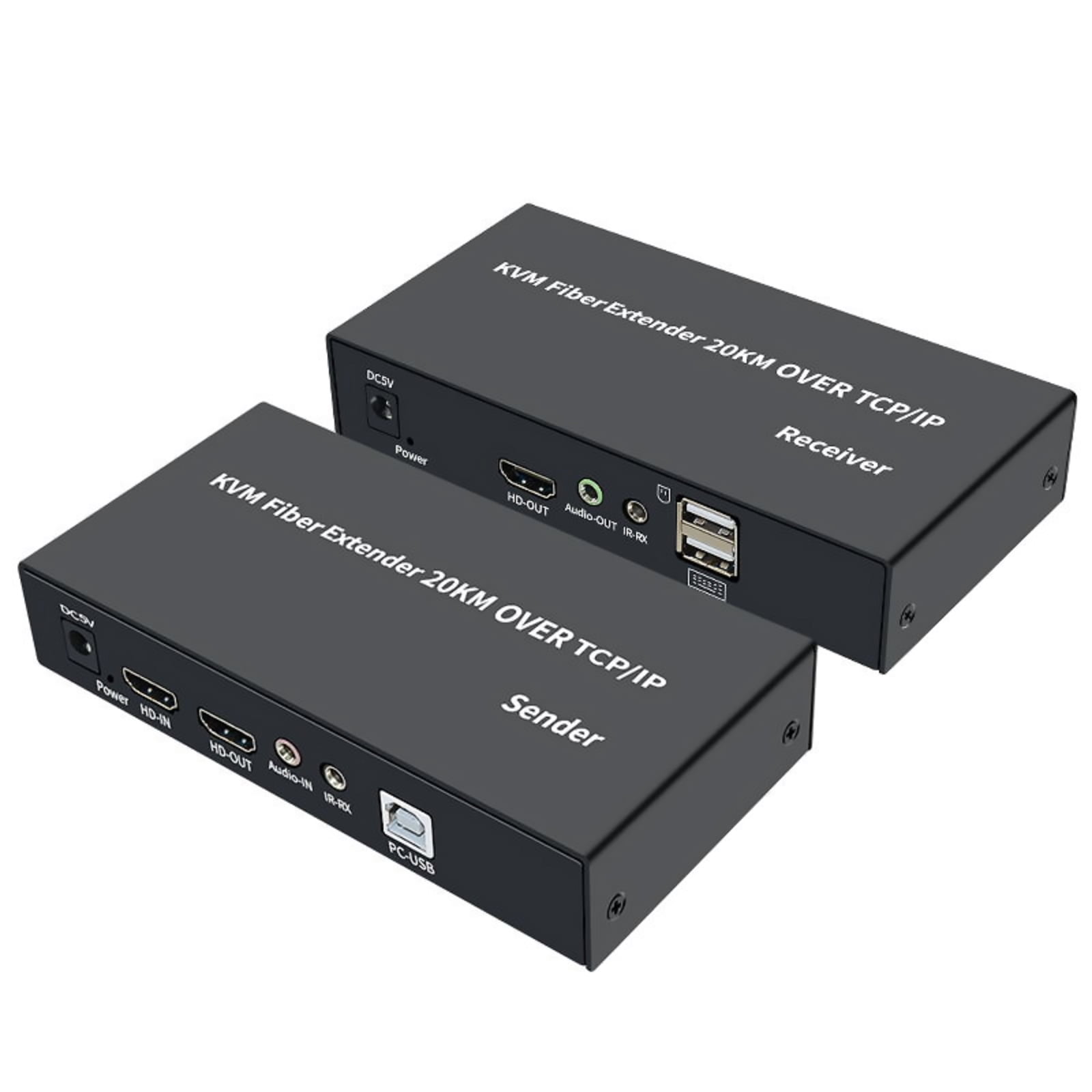 TAPDRA Part 20Km HDMI KVM Fiber Extender, Extend Mouse Keyboard ...