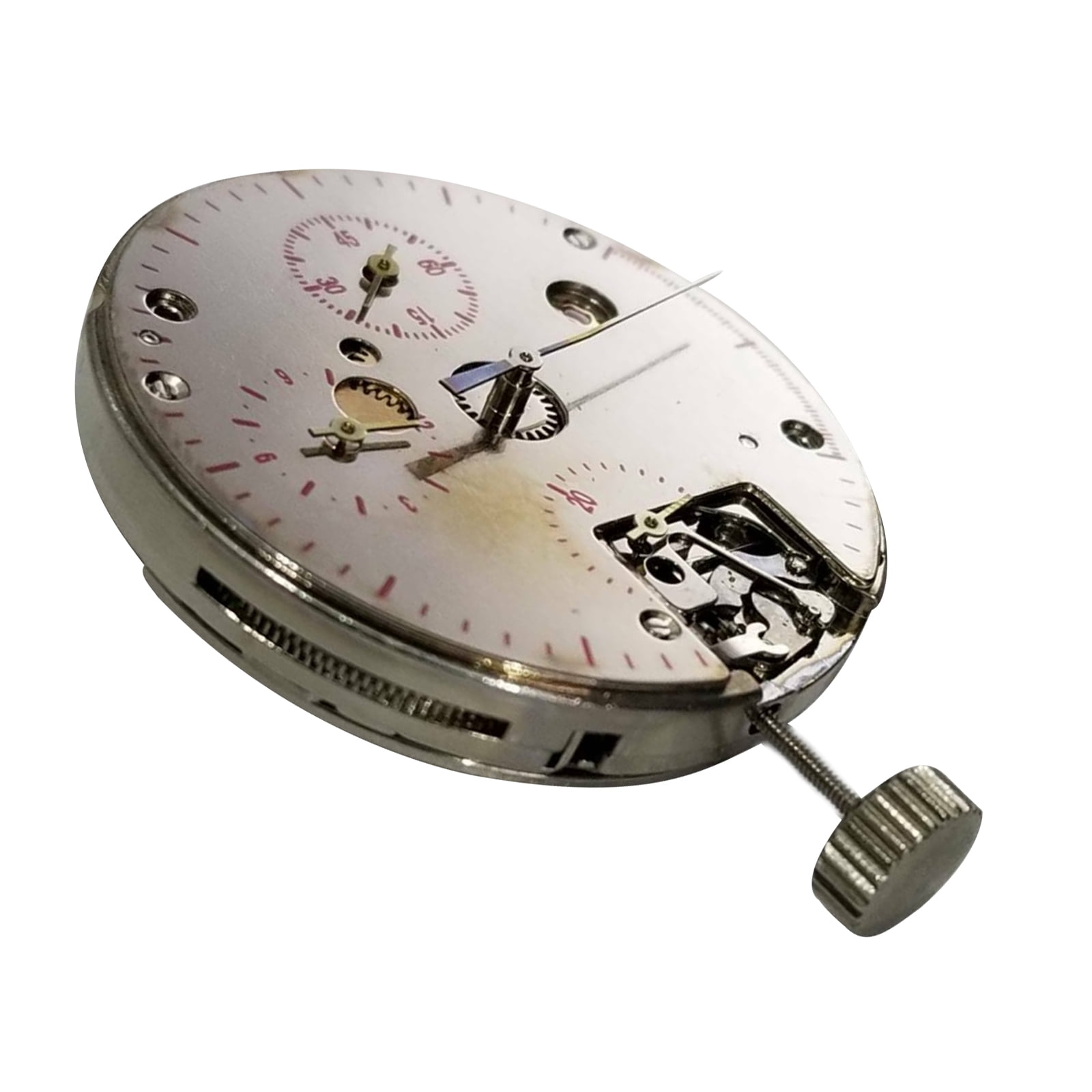 TAPDRA Part 22 Jewels Mechanical Chronograph 3-Eye ST19 Hand-wind ...