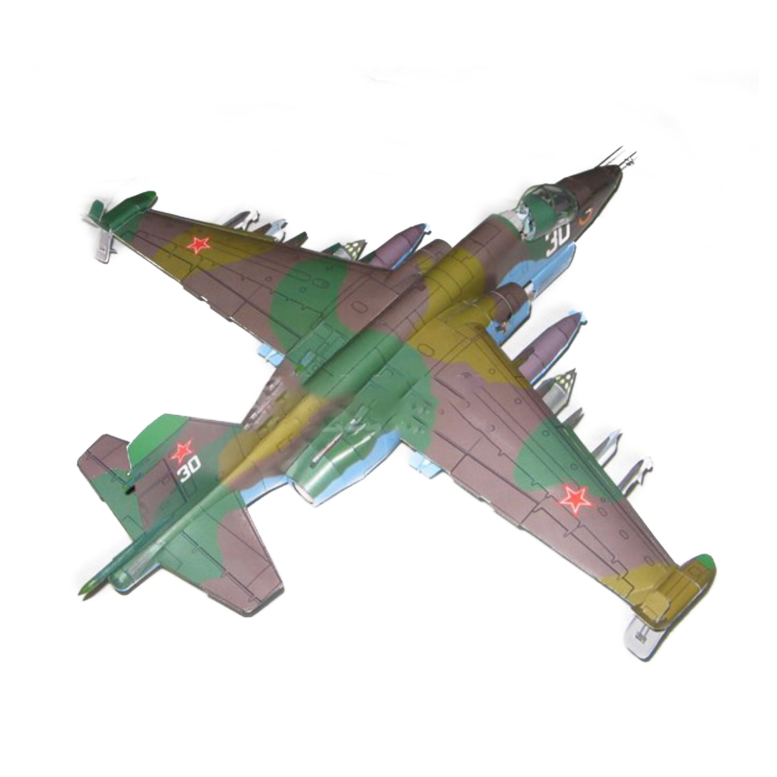 TAPDRA Part DIY Soviet Sukhoi Su-25 Attack Aircraft Frogfoot Fighter 1: ...