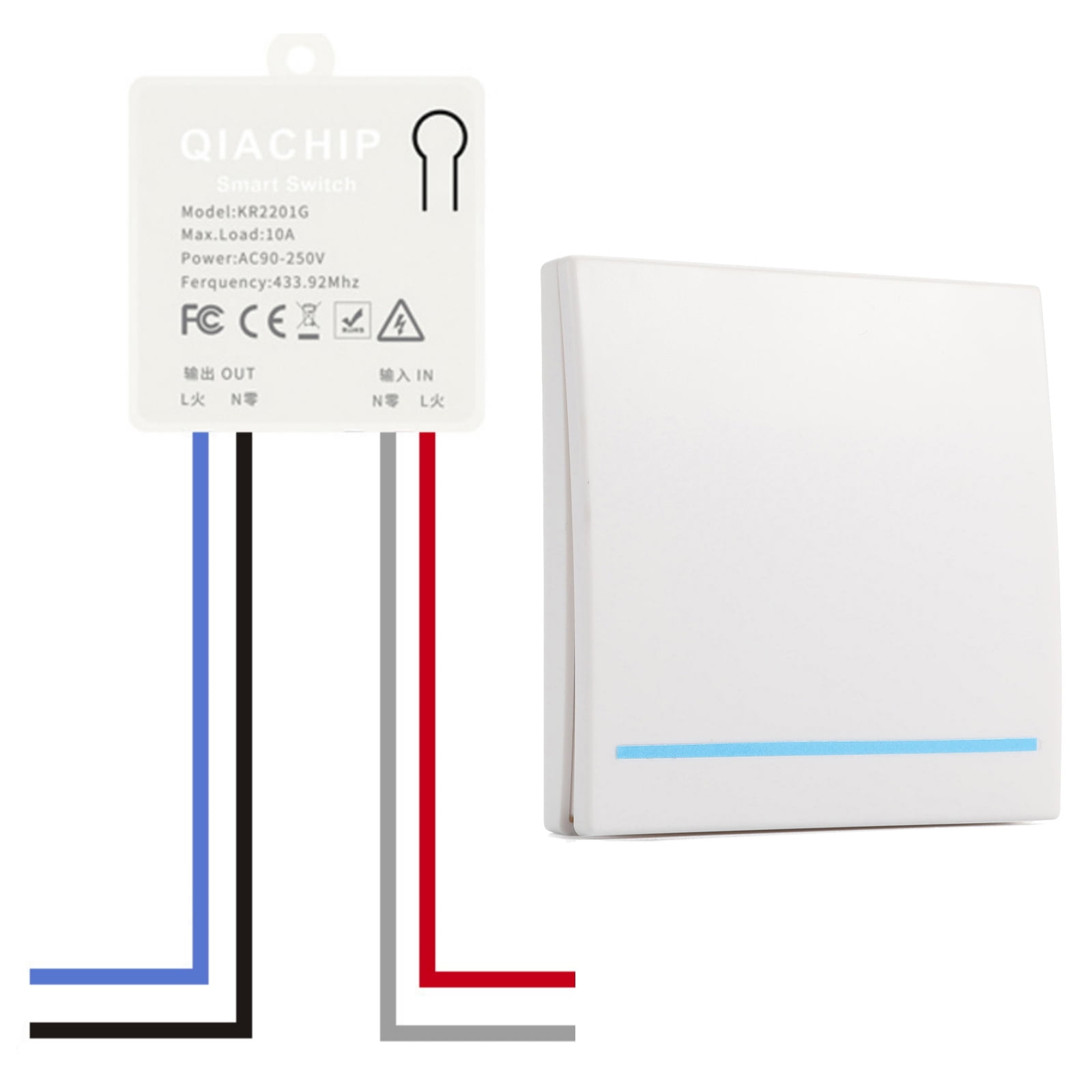 TAPDRA Relocate Wall Switches Effortlessly with Wireless Light Switch ...