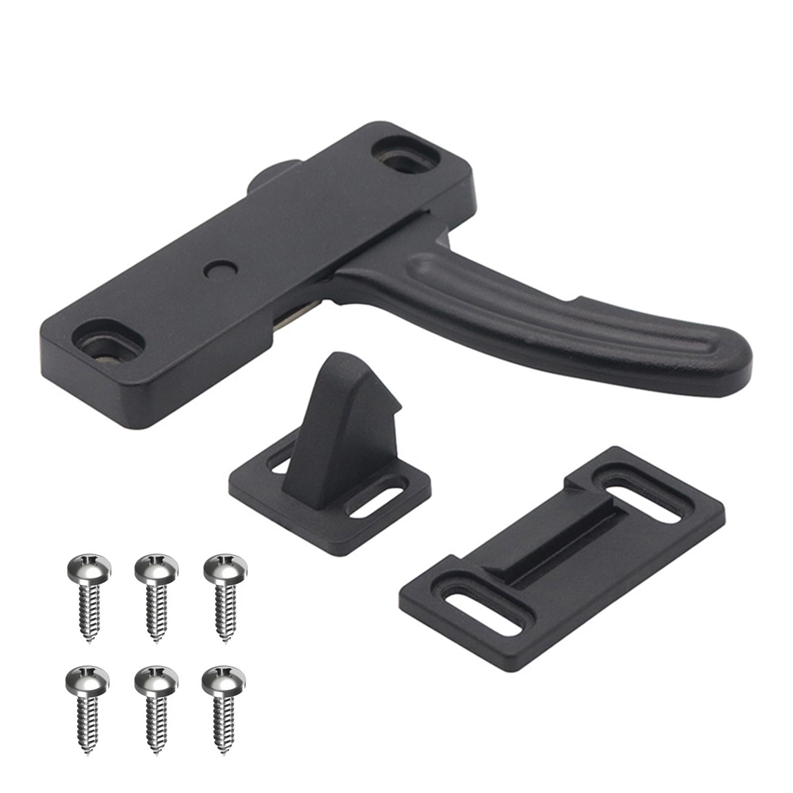 TAPDRA Right Hand RV Screen Door Latch Aluminum Alloy Black Travel ...