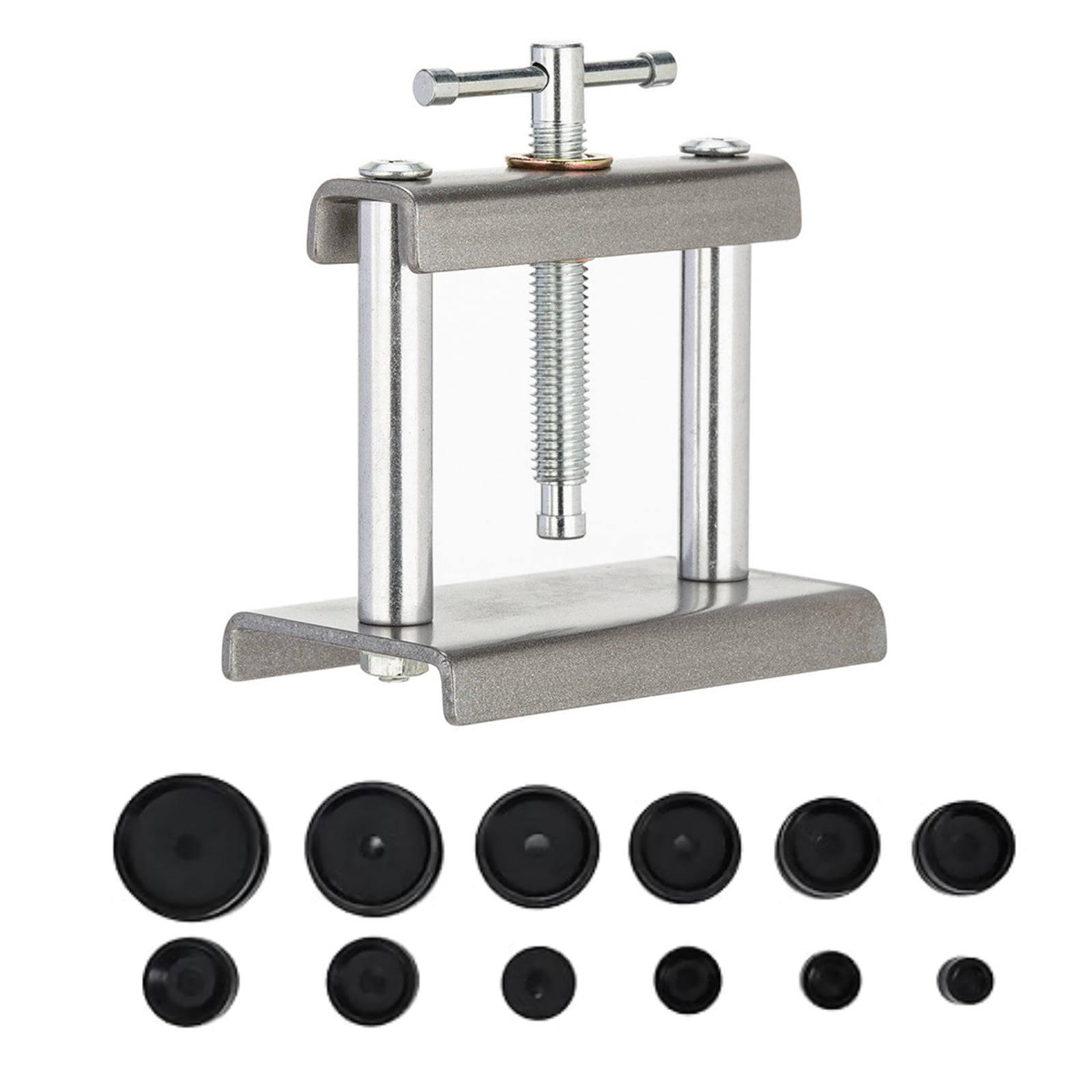 TAPDRA Silver Black Watch Press Kit 12 PCS Molds Vertical Pressure ...