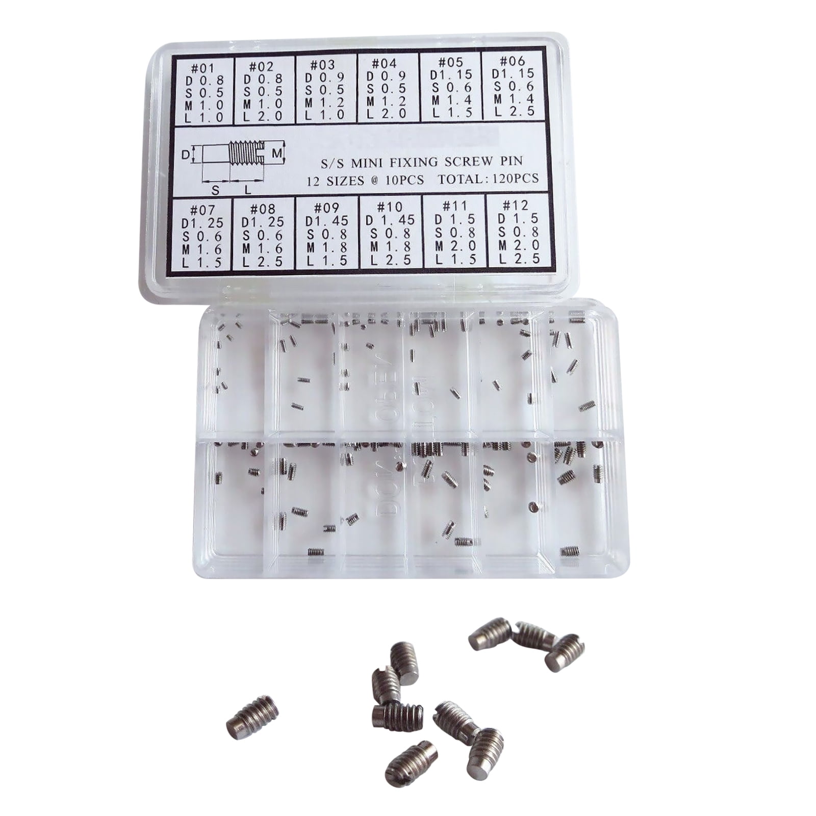 TAPDRA Store 1 Box Mini Screw Pins Mini Fixing Screw Pins Replace ...