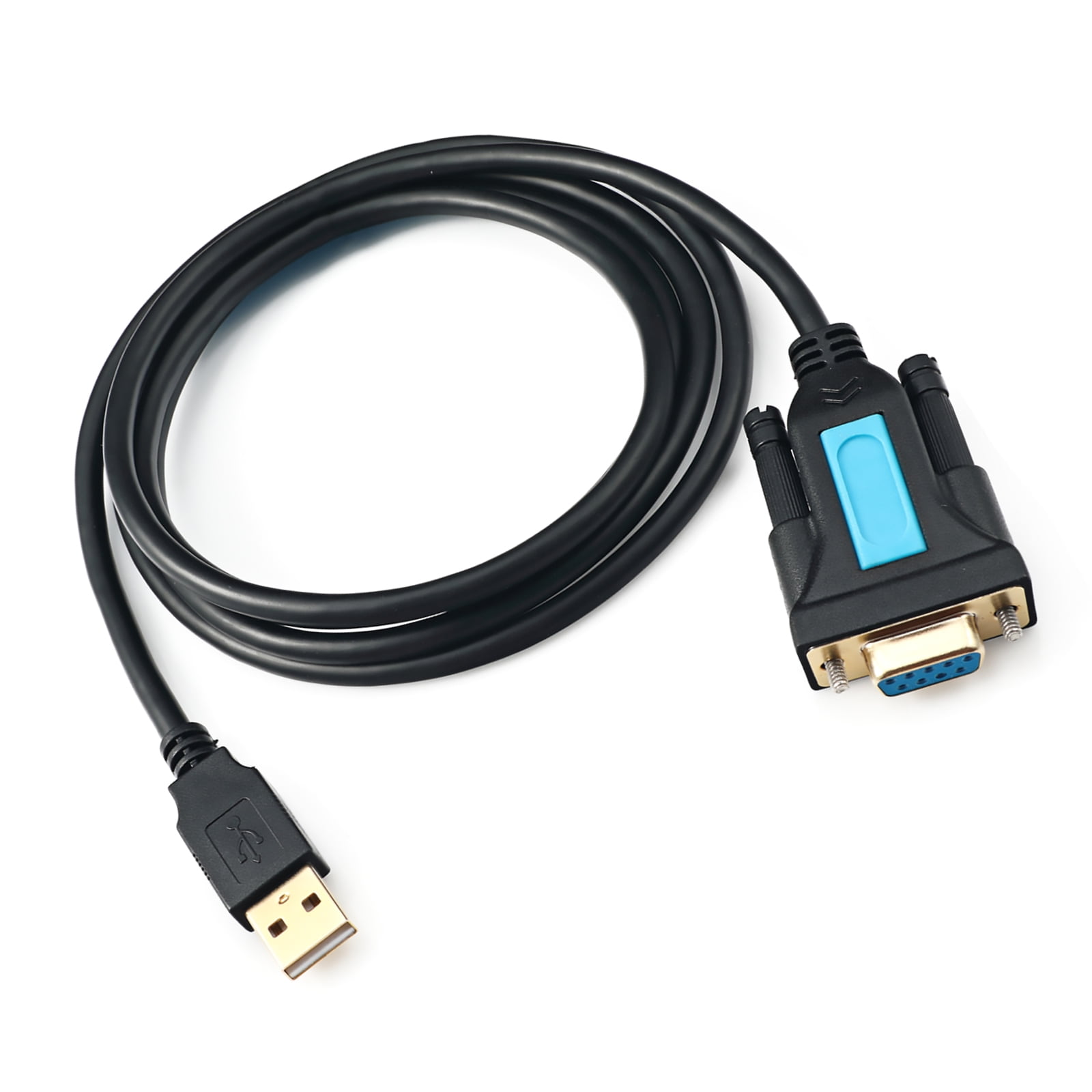 TAPDRA USB 2.0 to RS232 Female DB9 Serial Cable Adapter Plug & Play ...