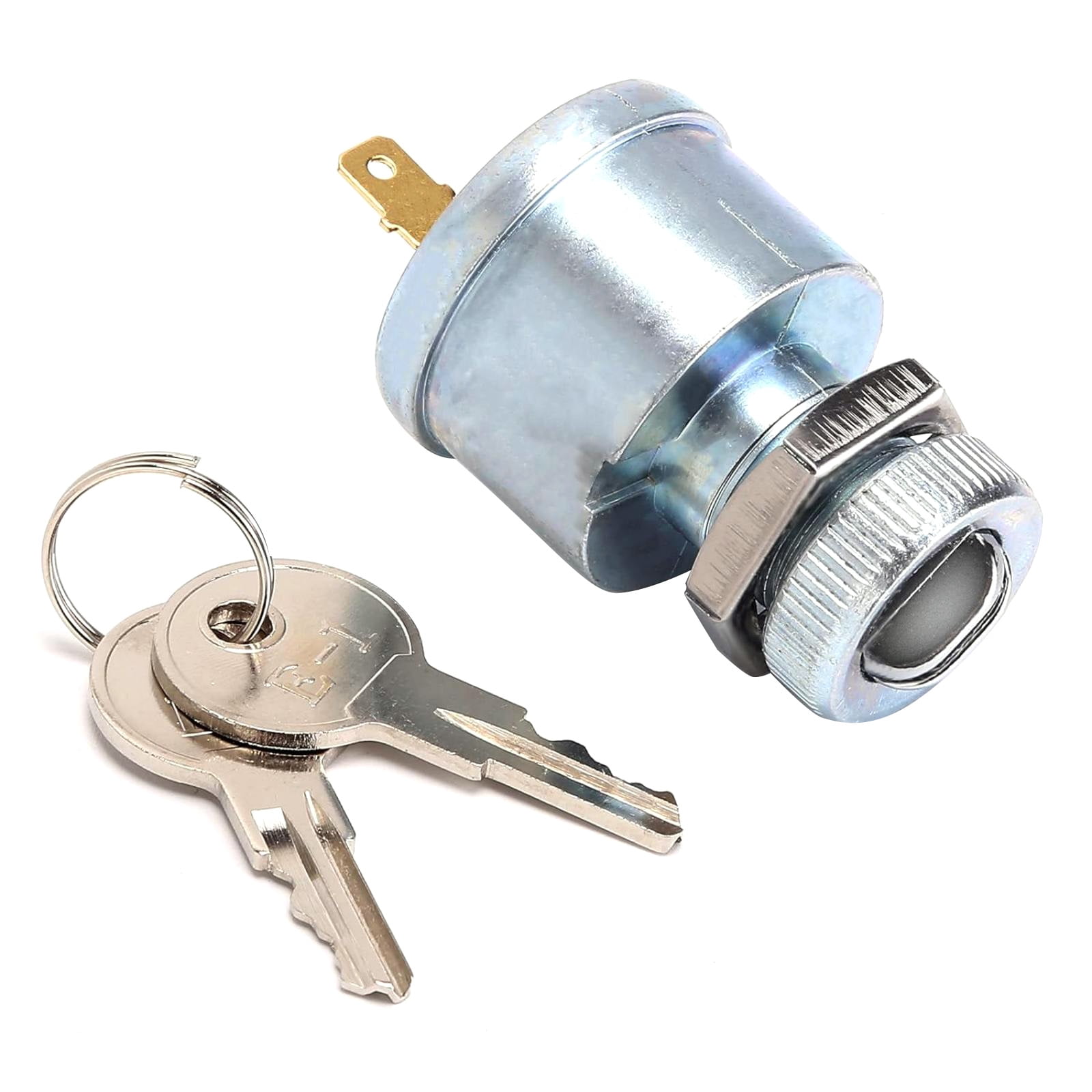 TAPDRA Vehicle Ignition Switch 17421 G1 2 Position 2 Terminal with Keys ...