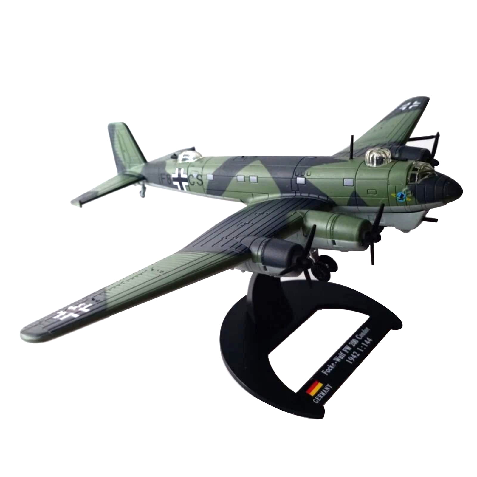 TAPDRA WWII Focke-Wulf Fw 200 Condor Aircraft Model 1:144 Scale Diecast ...