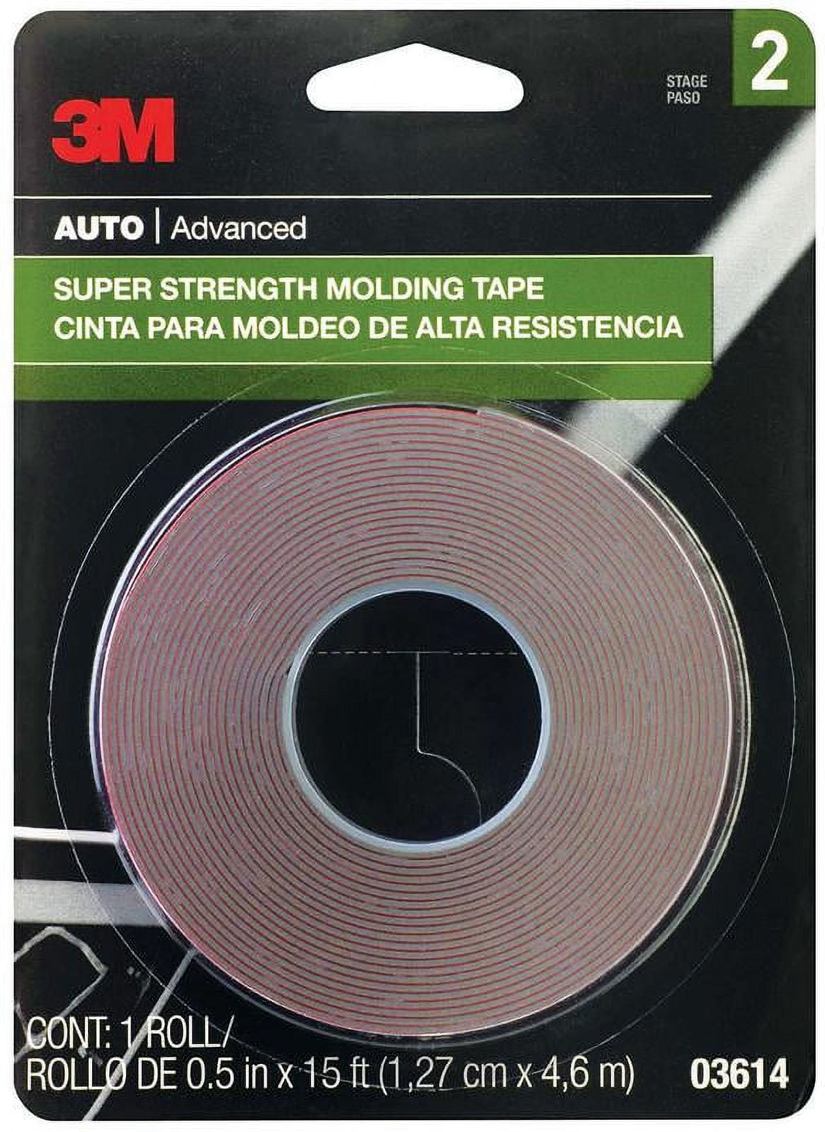 TAPE MOLDING AUTO 1/2IN X 15FT - Walmart Business Supplies