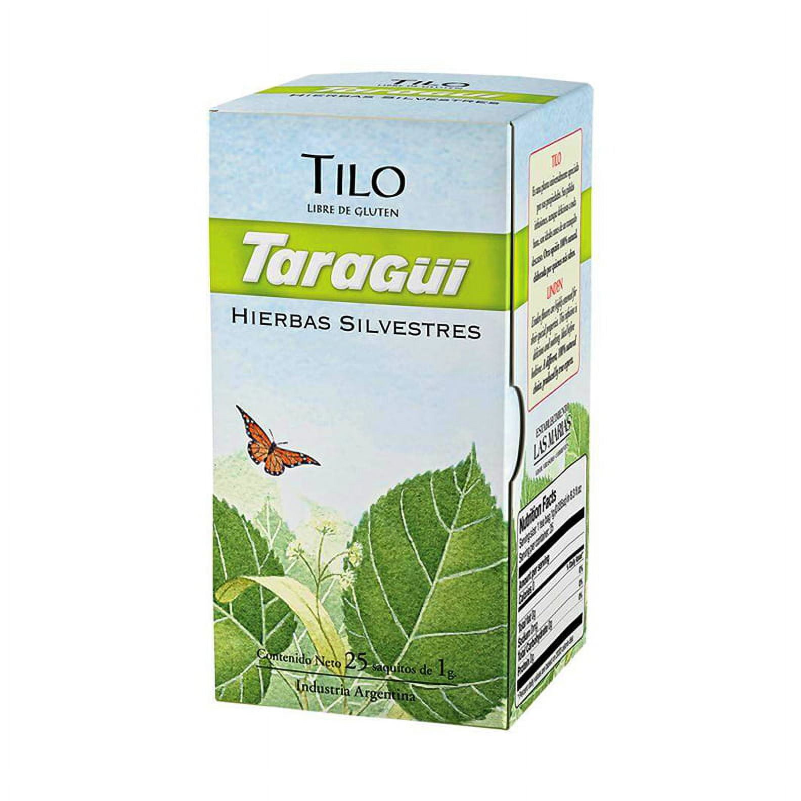 TARAGUI Te de Tilo 25 Saquitos 25 gr. | Linden Tea 25 Bags 0.88 oz ...