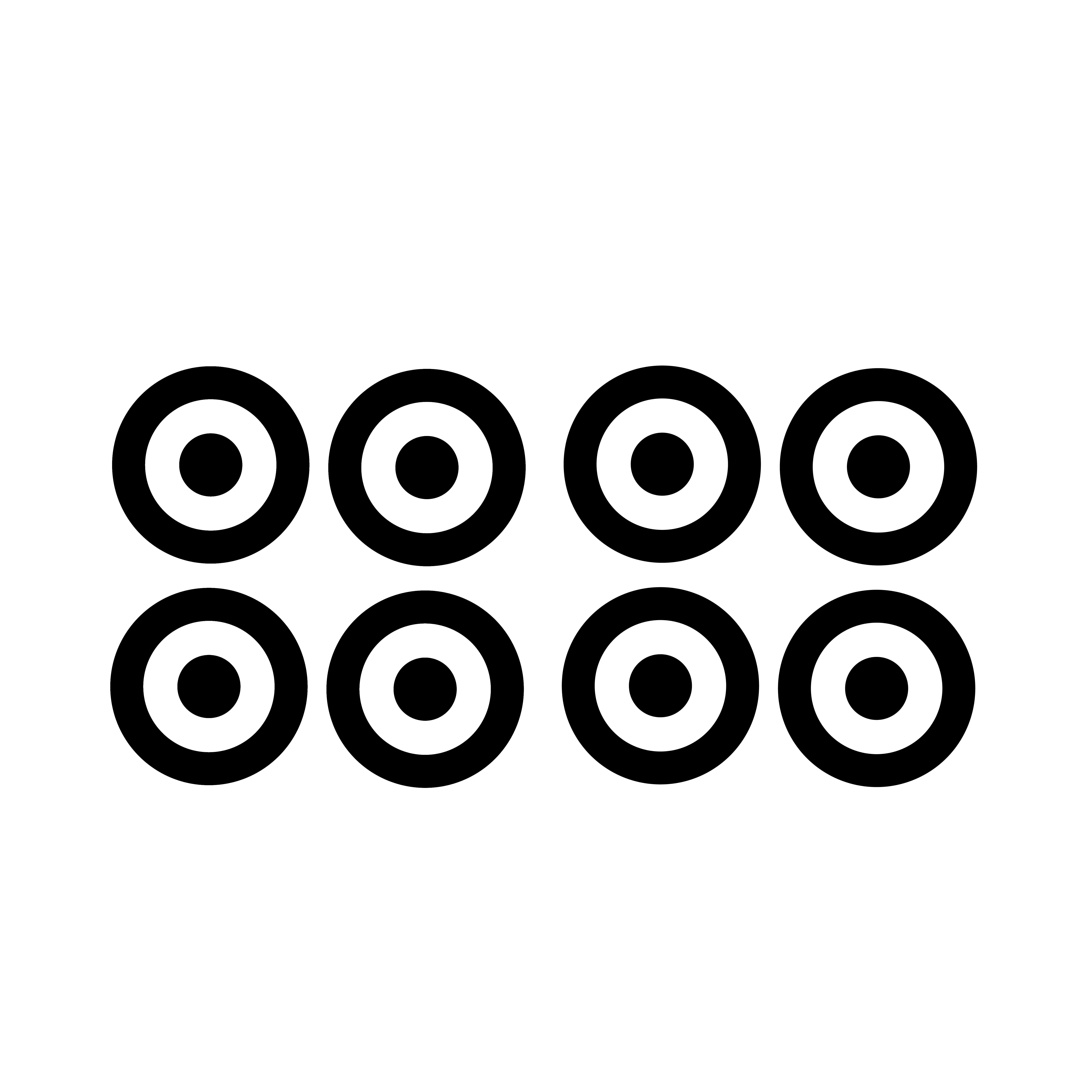 TARGETS - Vinyl Adhesive Bullseye Target Kids Bedroom Wall Decoration ...