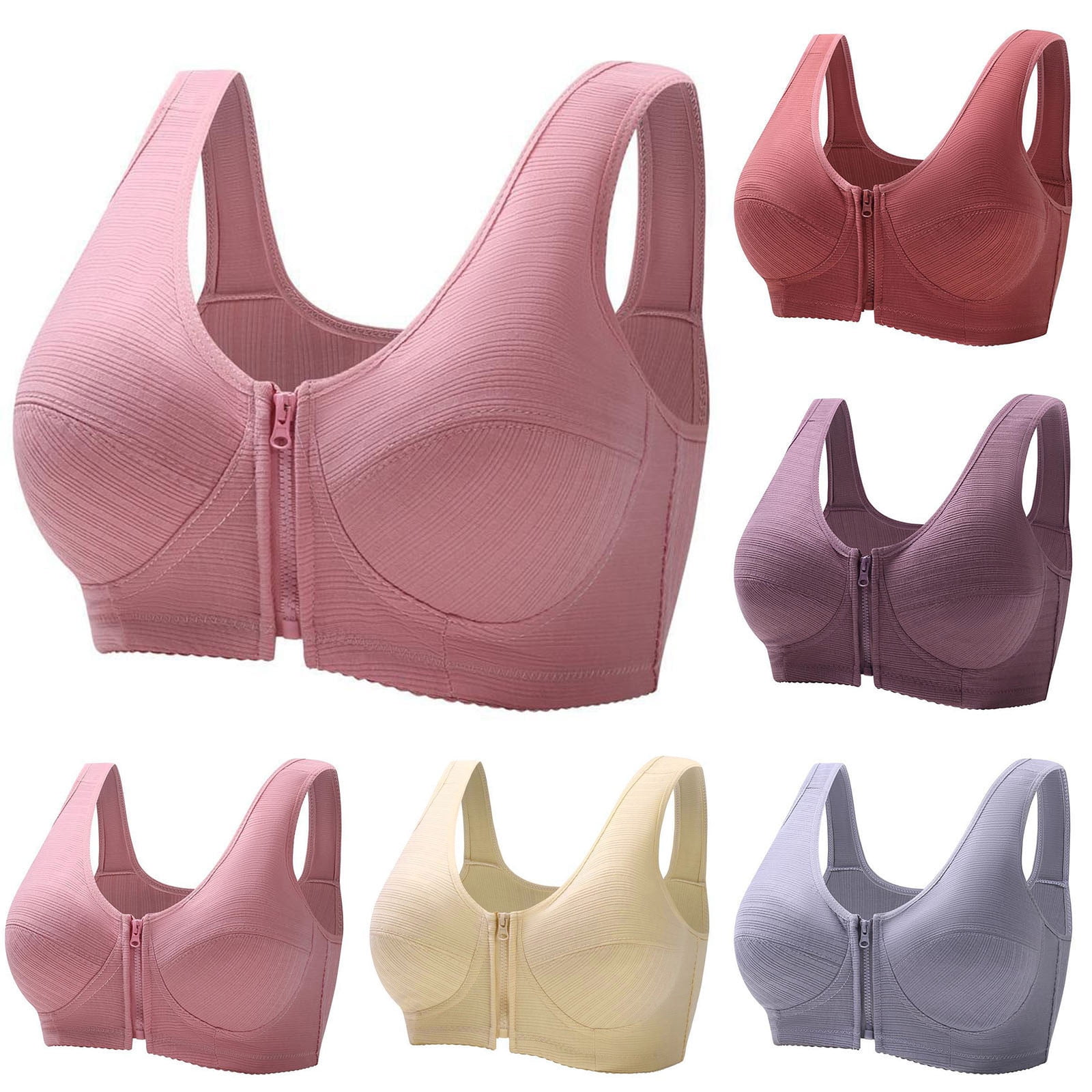 TARIENDY Front Closure Bra for Older Women Plus Size Supportive Bras ...