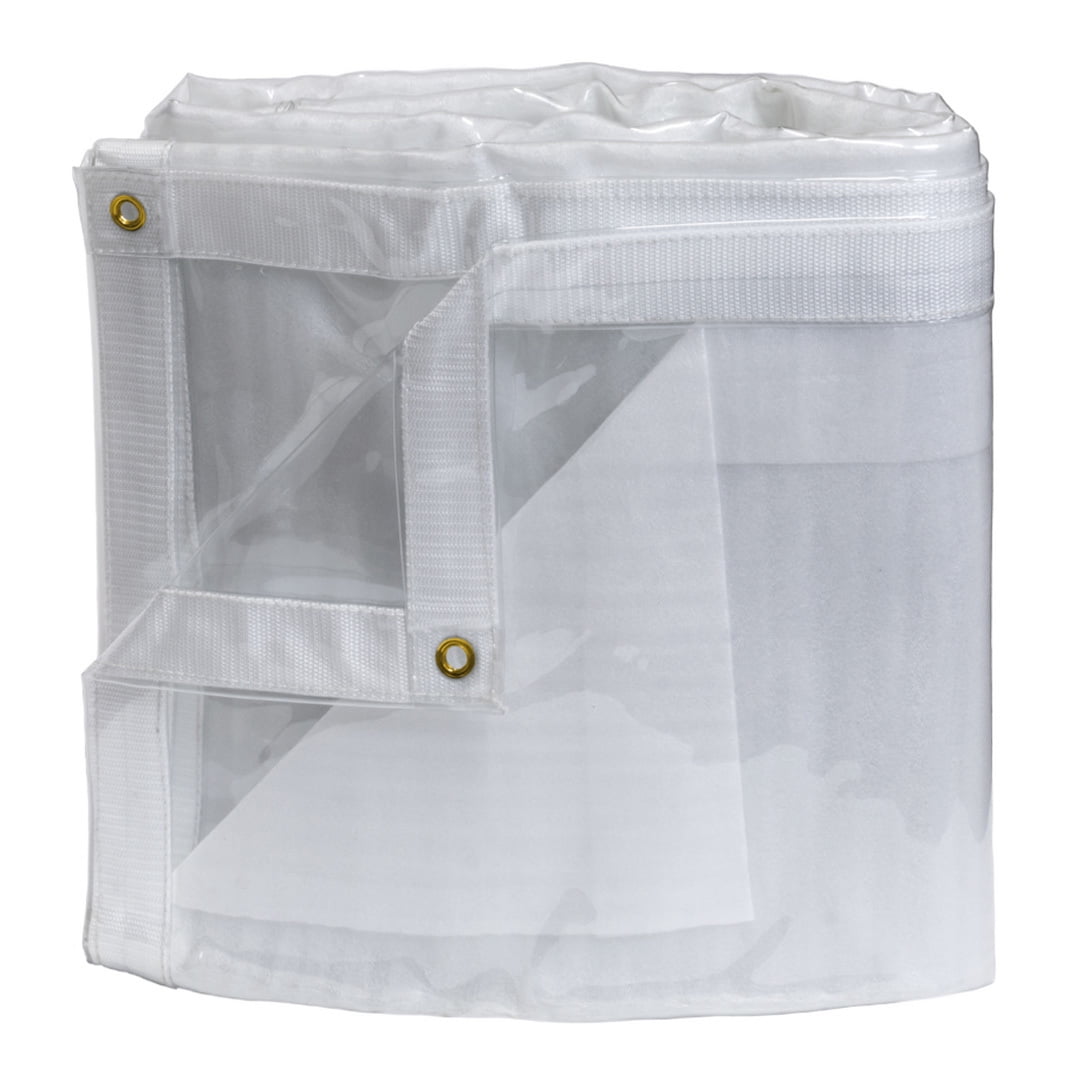 TARP SUPPLY INC Clear Tarp Heavy Duty Waterproof, Vinyl Tarps 10x18 ...