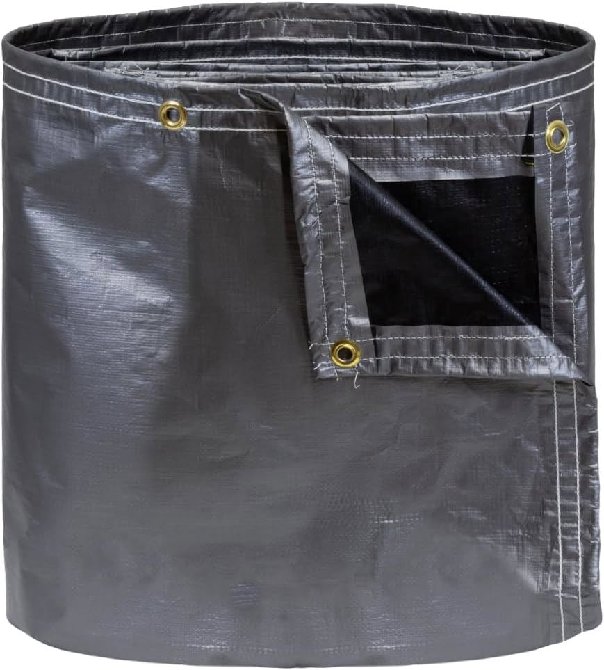 TARP SUPPLY Inc. 14' x 20' Super Heavy Duty 12 Mil Poly Tarp | Silver ...