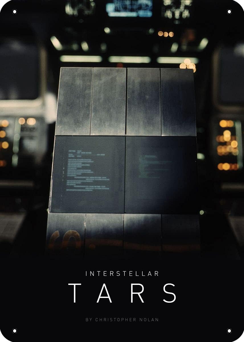 TARS Interstellar Movie and Serie Posters Metal Tin Sign 12"X 8" Wall ...