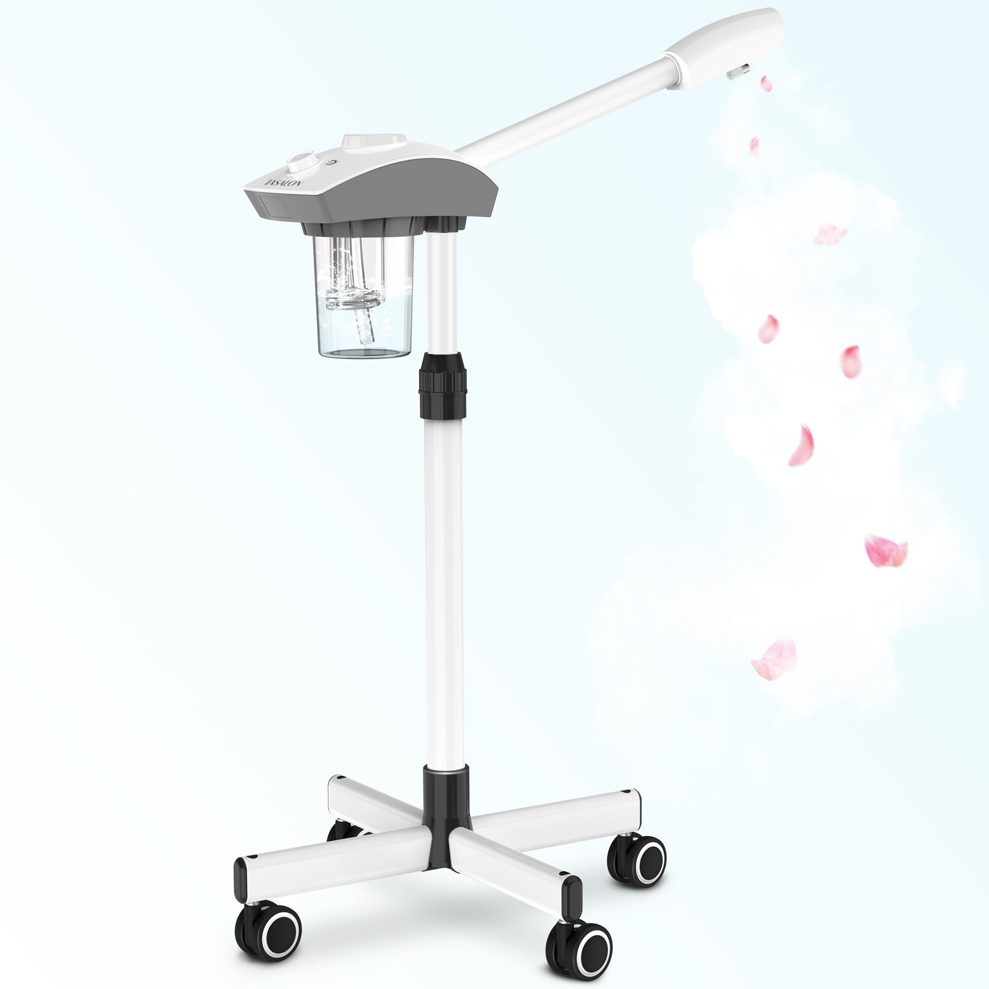 TASALON Professional Facial Steamer Machine on Wheels, Standing ...