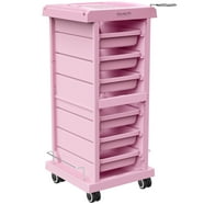 Salon Trolley Aluminum Tattoo Tray With Wheels Storage Utility Cart for ...