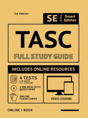 Pre-Owned TASC Full Study Guide 2nd Edition 2020-2021: Test Preparation ...