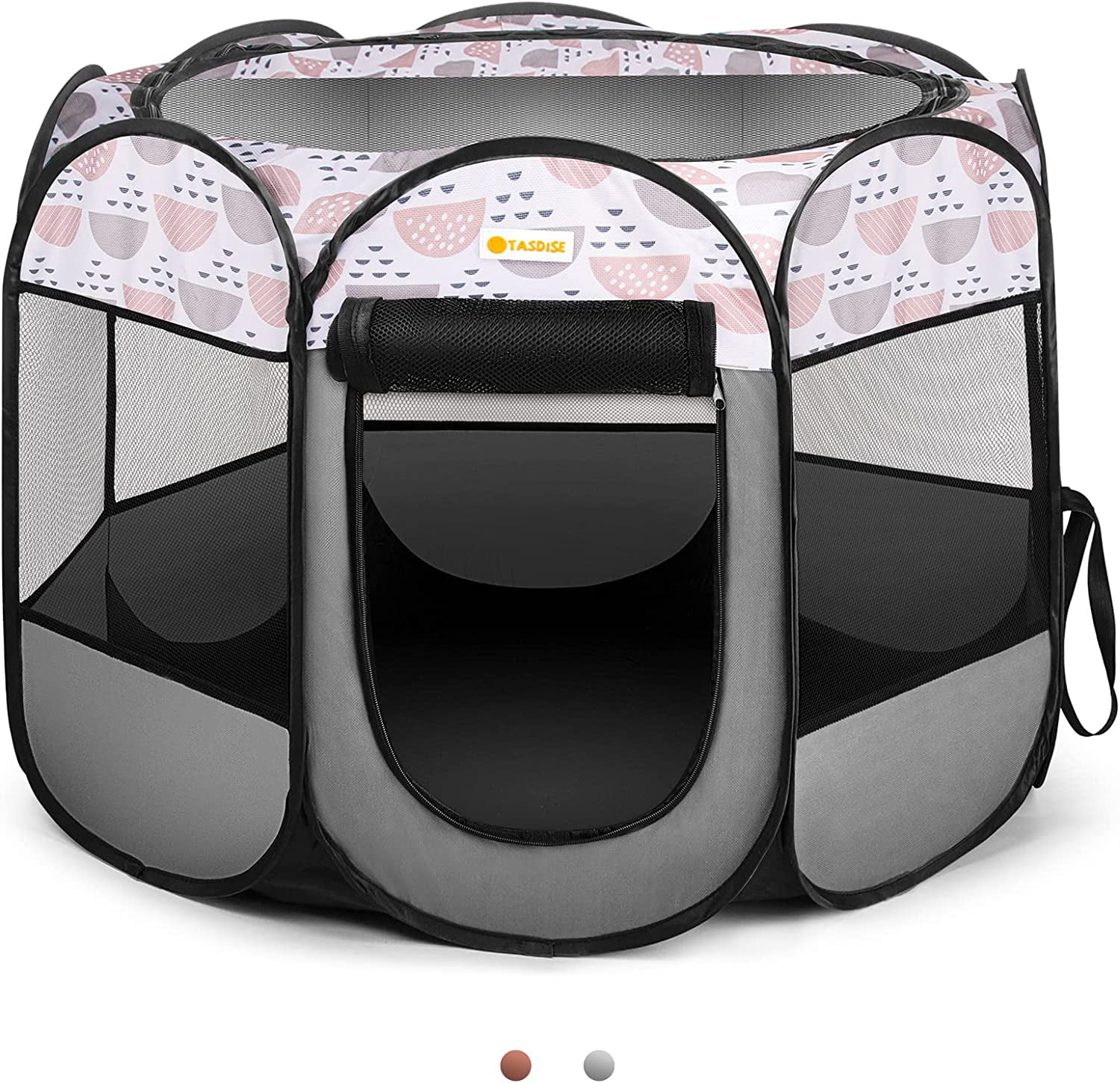 "TASDISE Portable Pop-Up Camping Pet Playpen, Foldable Exercise Kennel ...