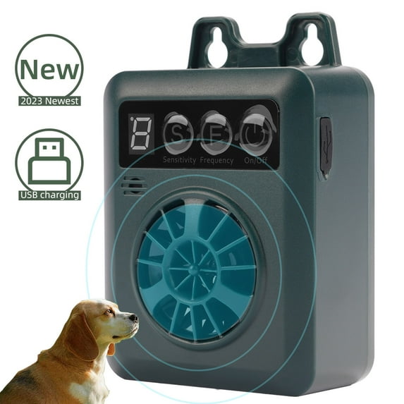 TASHHAR Dog Bark Control Device Ultrasonic Pet Anti Barking Deterrent ...
