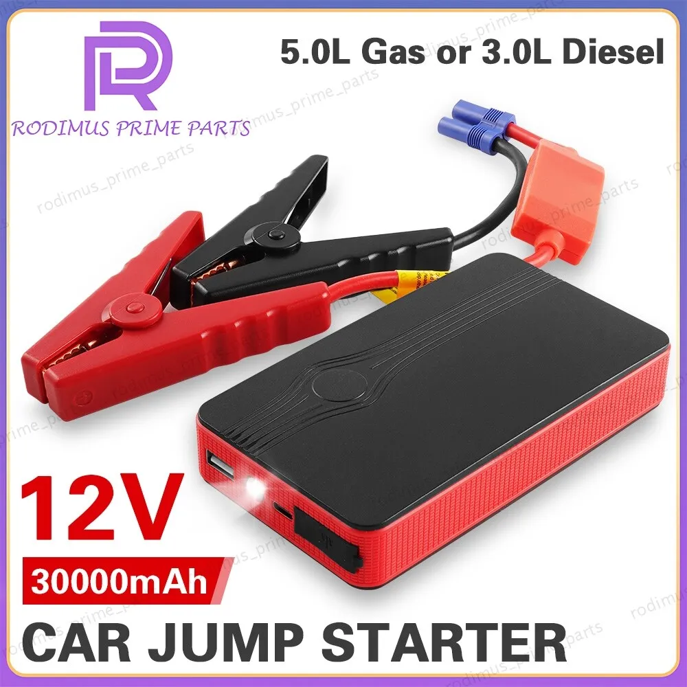 TASHHAR Jump Starter 30000mAh Car Battery Pack Booster Jumper Box ...