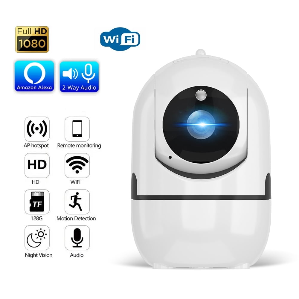 TASHHAR Security Camera Wireless WiFi 1080P HD Night Vision Smart ...