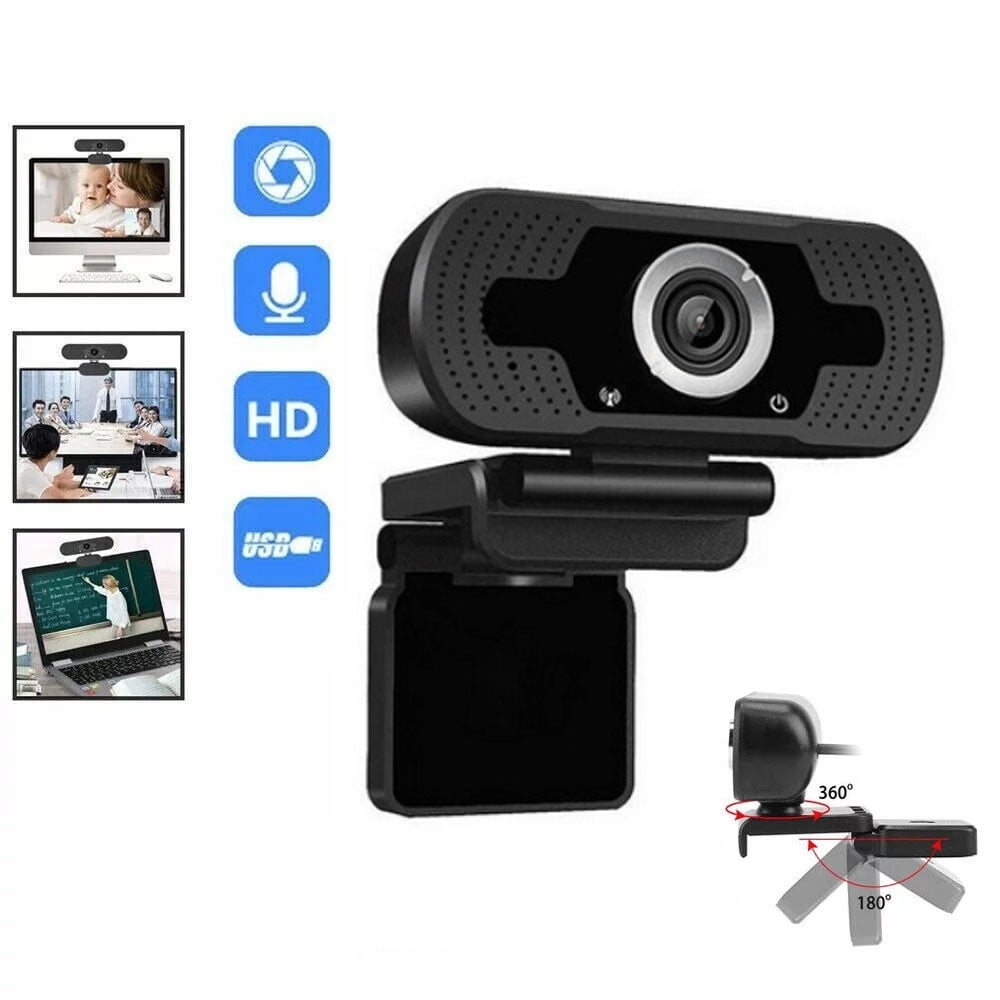 TASHHAR Webcam with Microphone 1080P Full HD USB Web Camera for Video ...