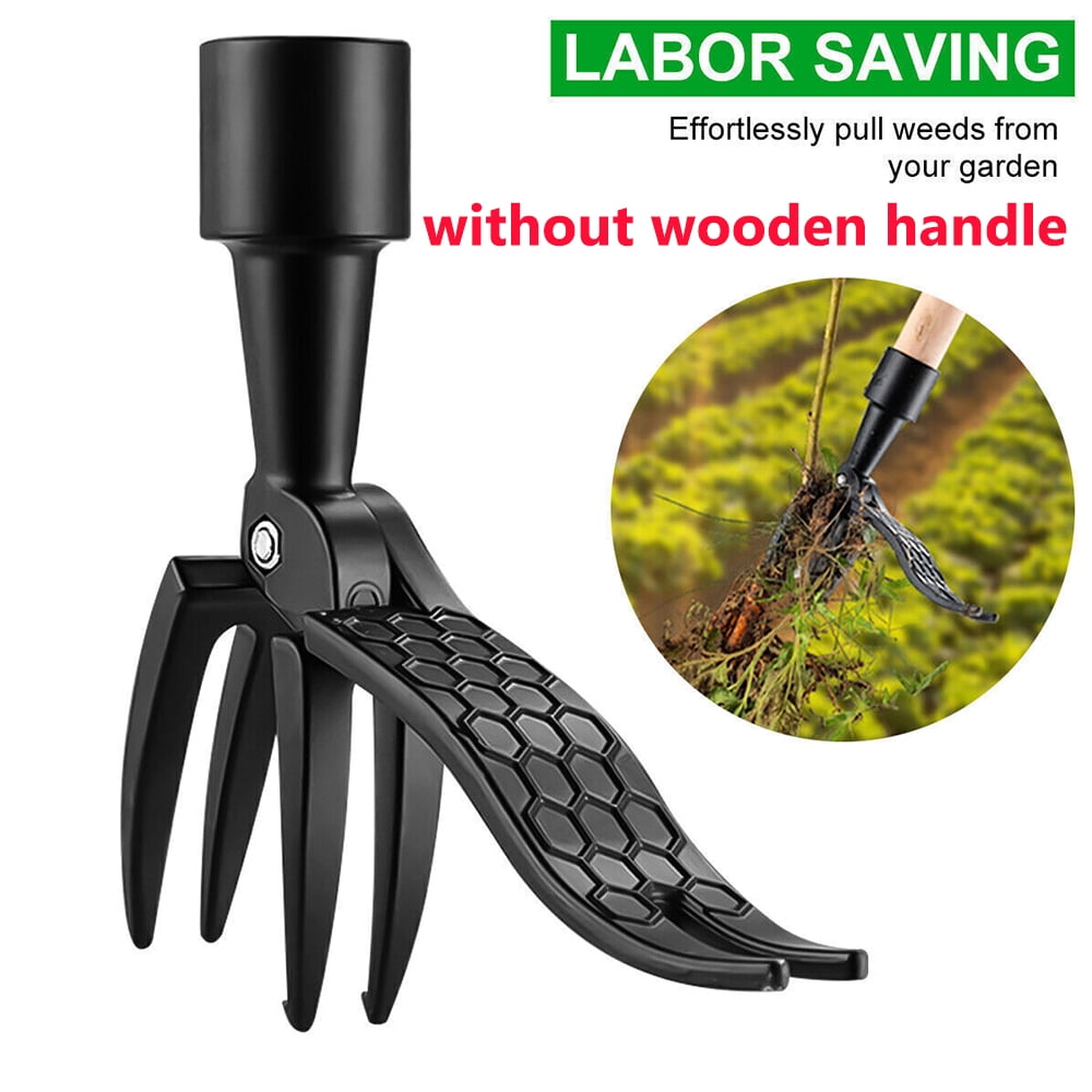 TASHHAR Weed Puller Tool Weeder Head Stand Up Garden Claw Lawn Grass ...