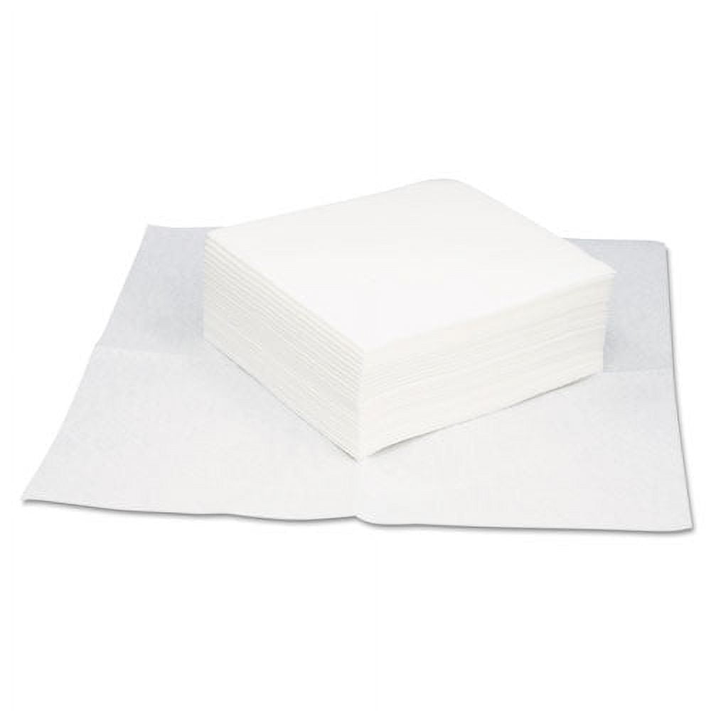 TASKBrand Grease and Oil Wipers, Quarterfold, 12 x 13.25, White, 50 ...