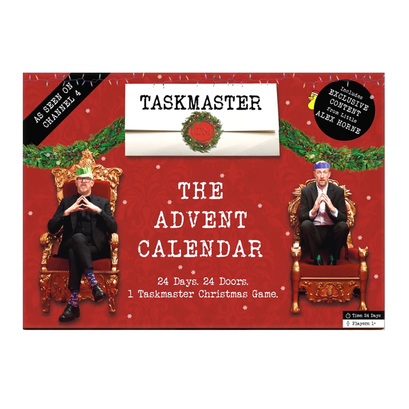 TASKMASTER Advent 2025 Every Day's A Holiday Calendar - Large Grids for Appointments and ...