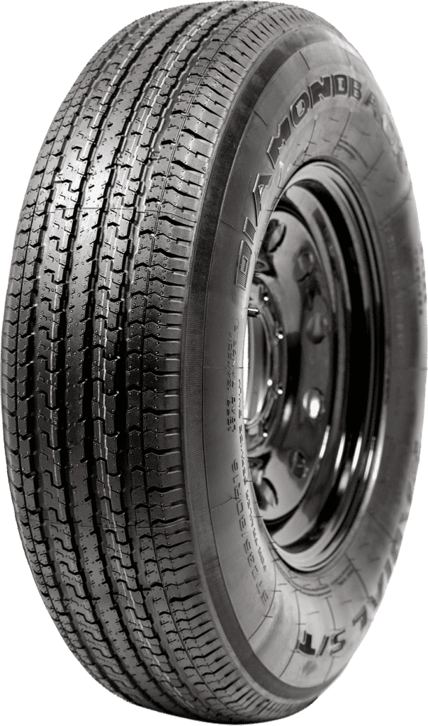 Diamondback ST205/75R15 8 Ply Trailer Tires on 15 Inch Diameter ...