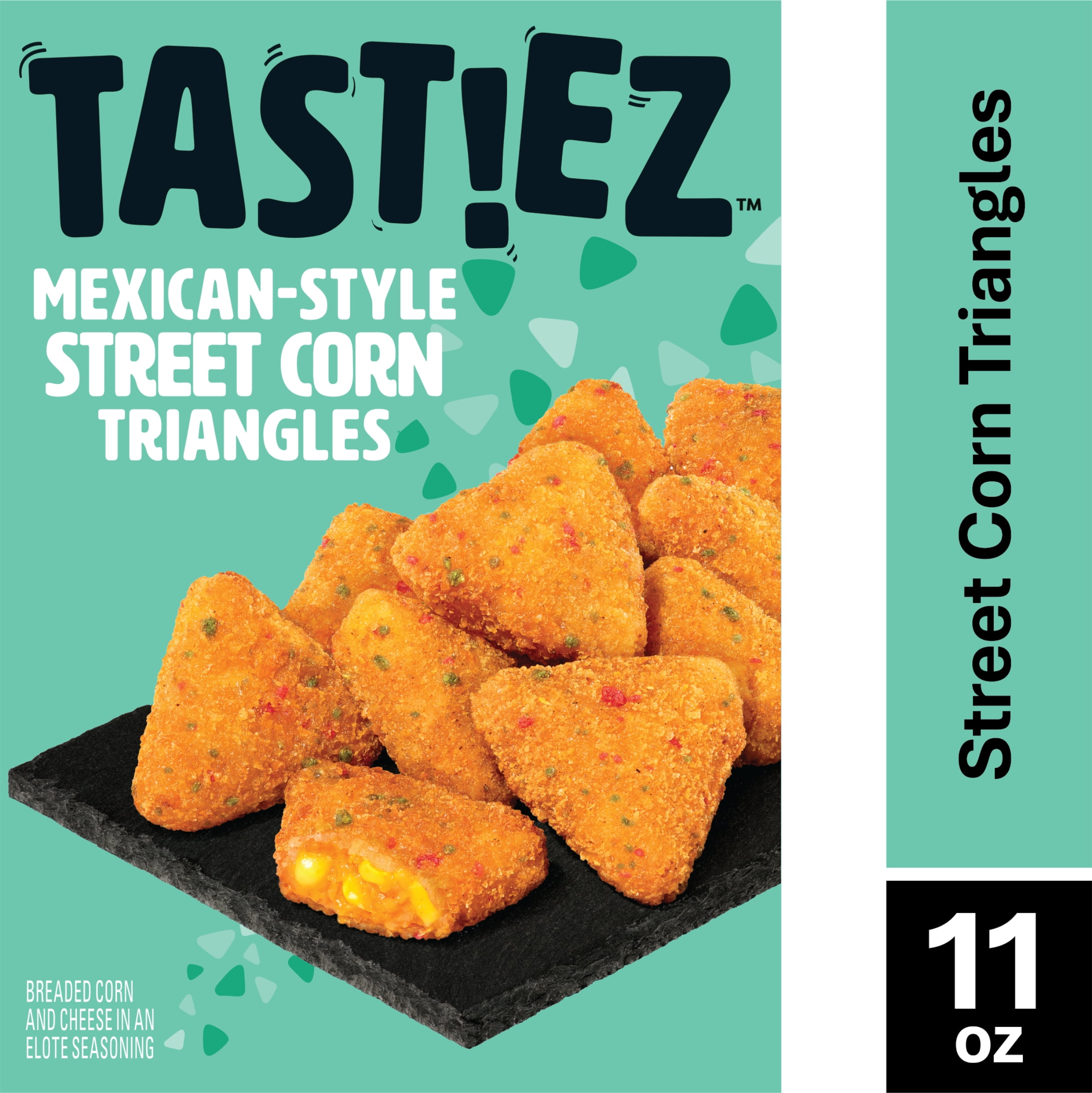 TAST!EZ Breaded Mexican-Style Street Corn Triangles, 11 Ounces, TASTIEZ ...