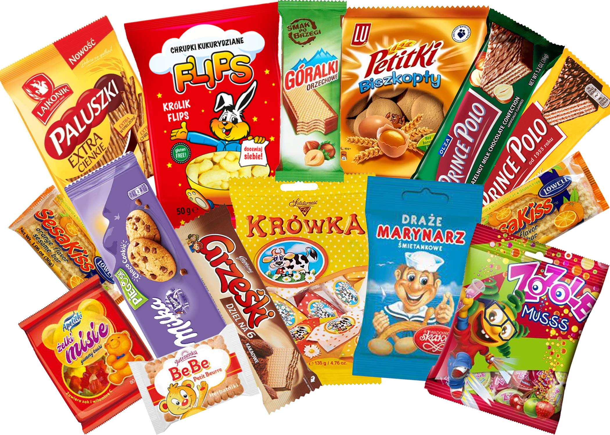 TASTE OF POLAND KIDS OLF24 SNACK BOX packing by Granda, 15 Count ...