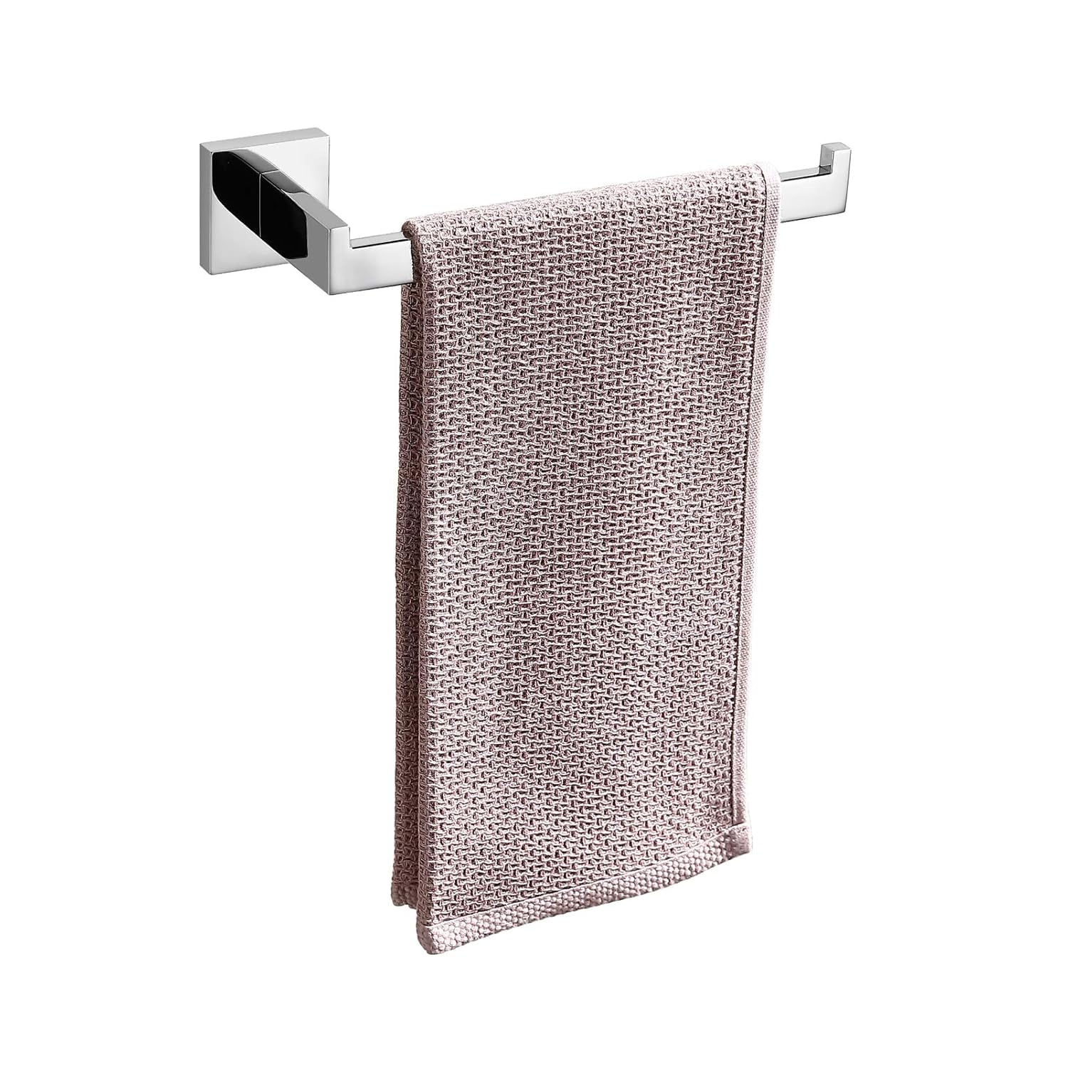 TASTOS Premium Stainless Steel Hand Towel Holder Square Hand Towel Ring ...